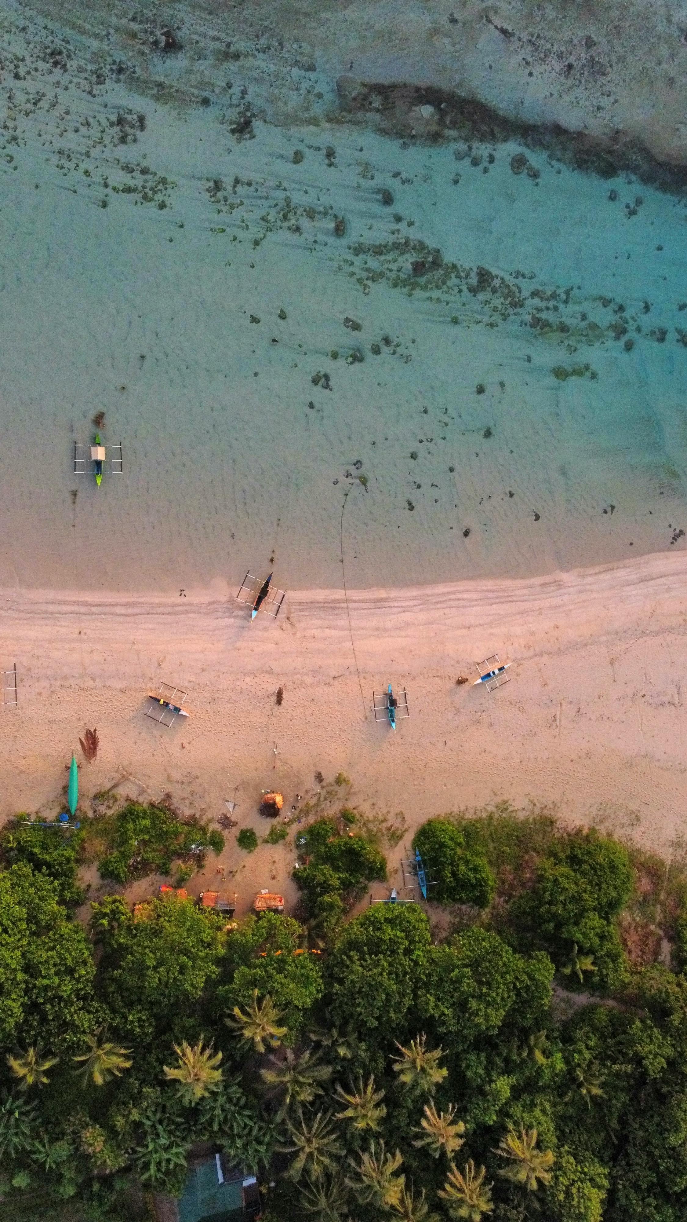 Birds Eye View of Sea Shore · Free Stock Photo