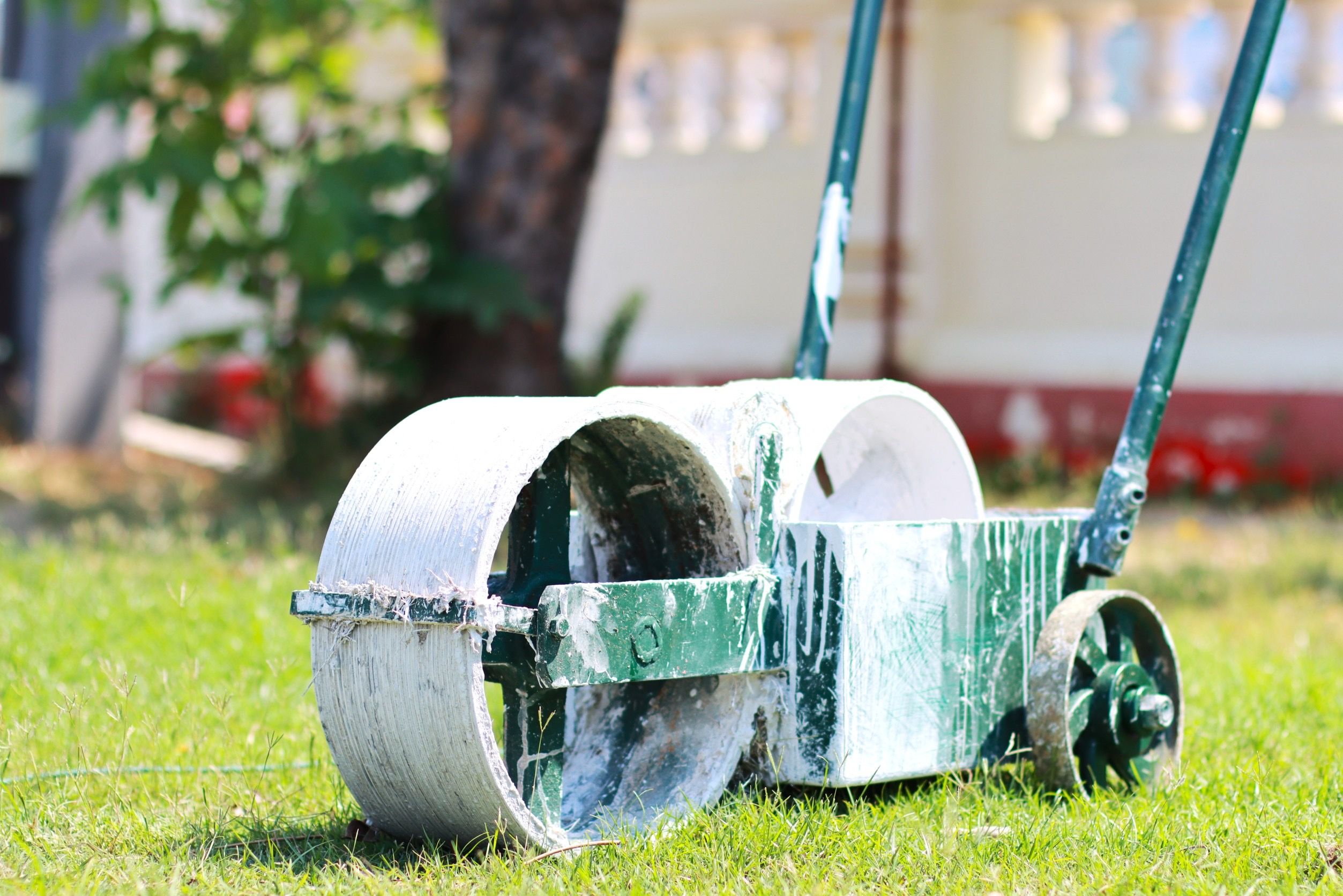Close up of a Line Marker · Free Stock Photo