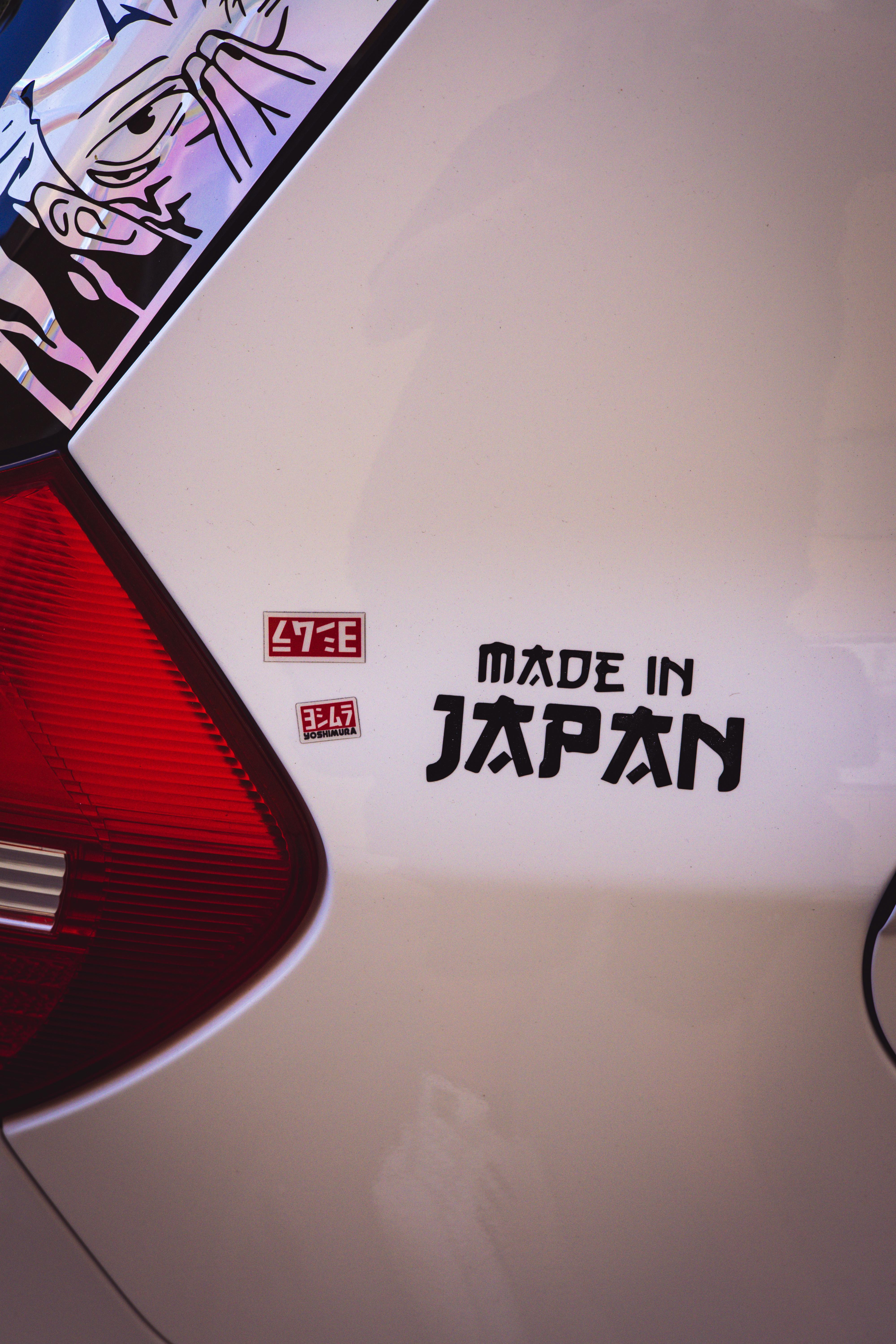 Sticker on Car Surface · Free Stock Photo