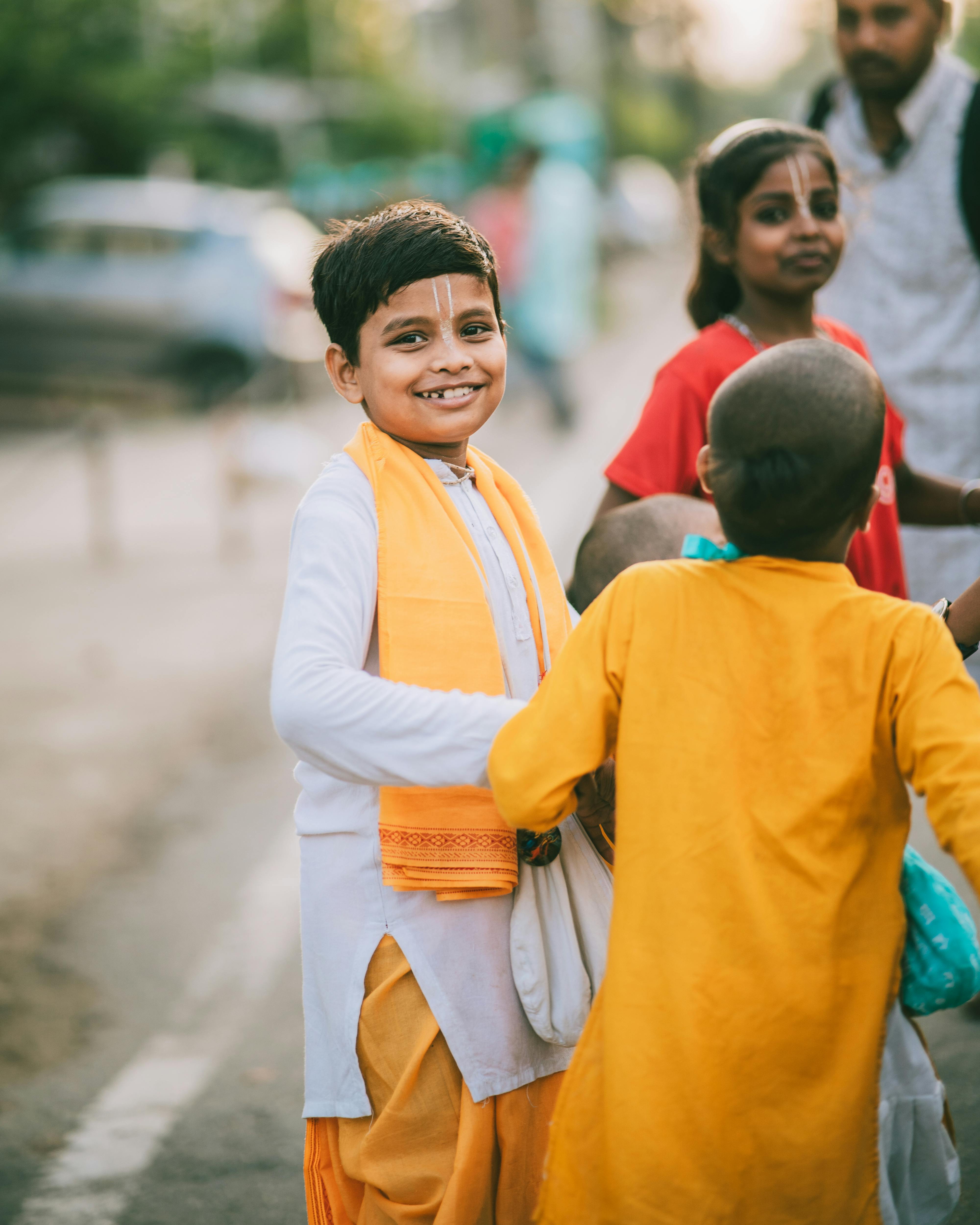 Children Wearing Traditional Clothing · Free Stock Photo