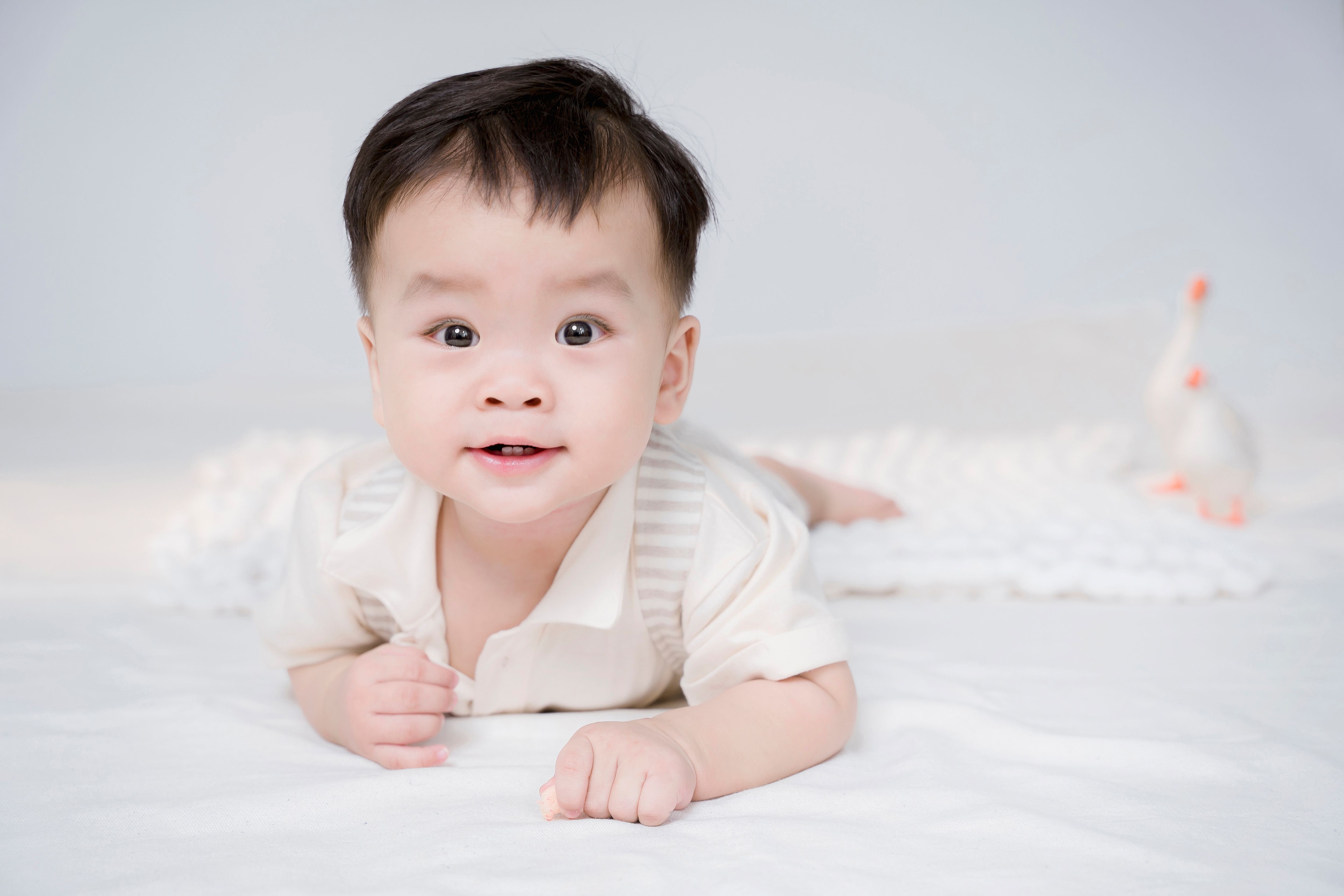 Foto de stock gratuita sobre acostado, adorable, alegría, bebé ...