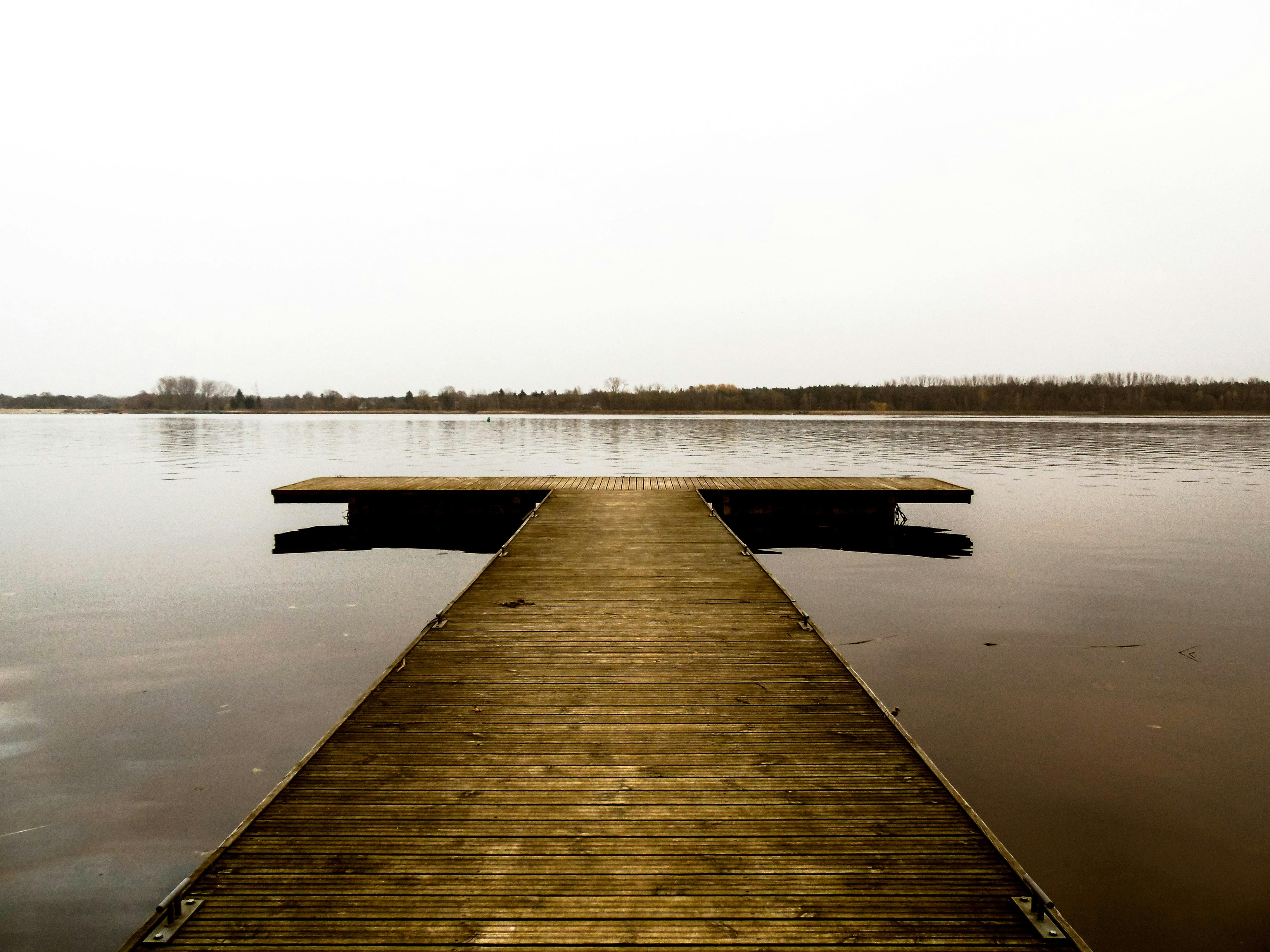 Bridge Pier Wood Board Walk Wooden Bridge Boardwalk Free Photo On
