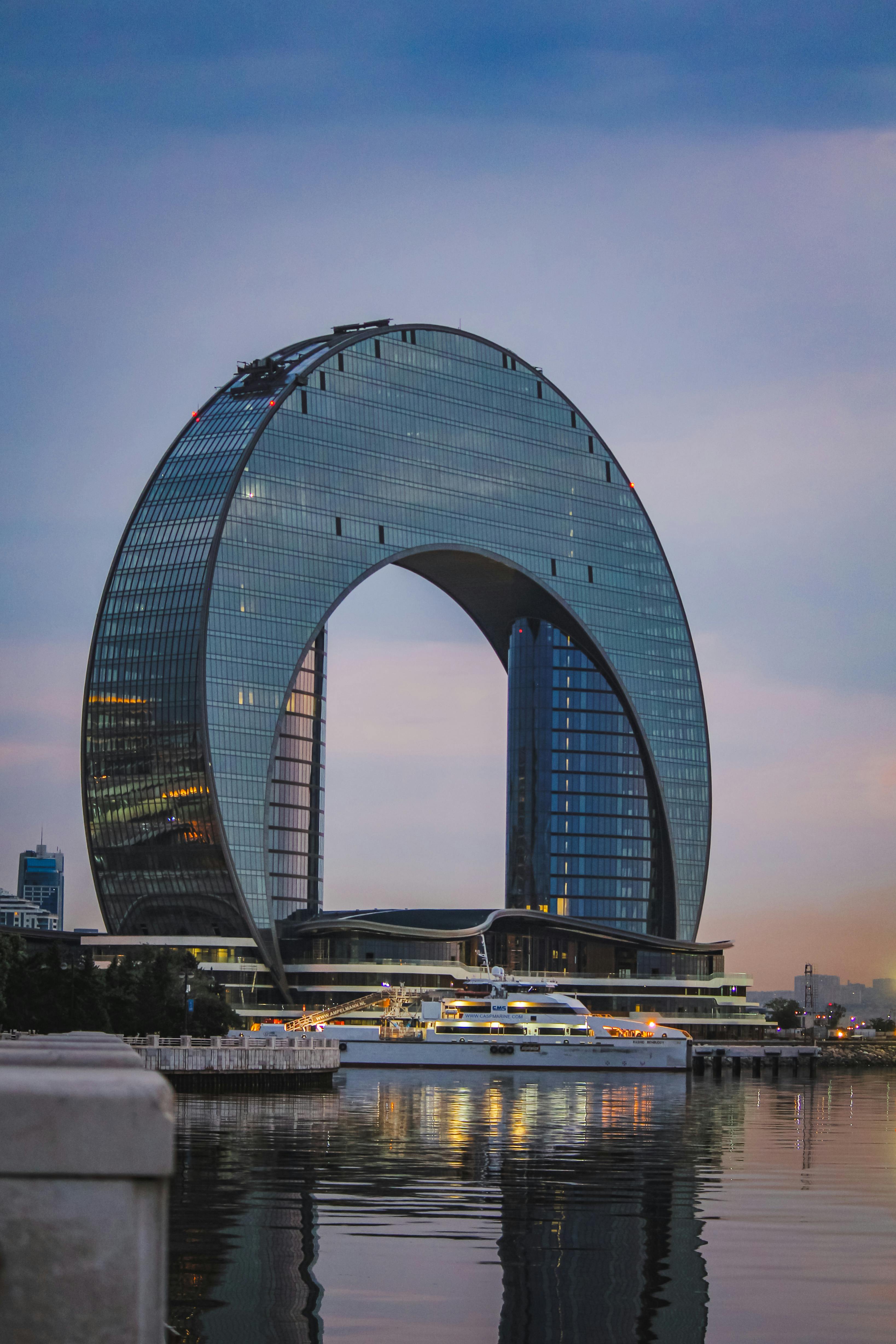 Crescent Hotel in Baku · Free Stock Photo