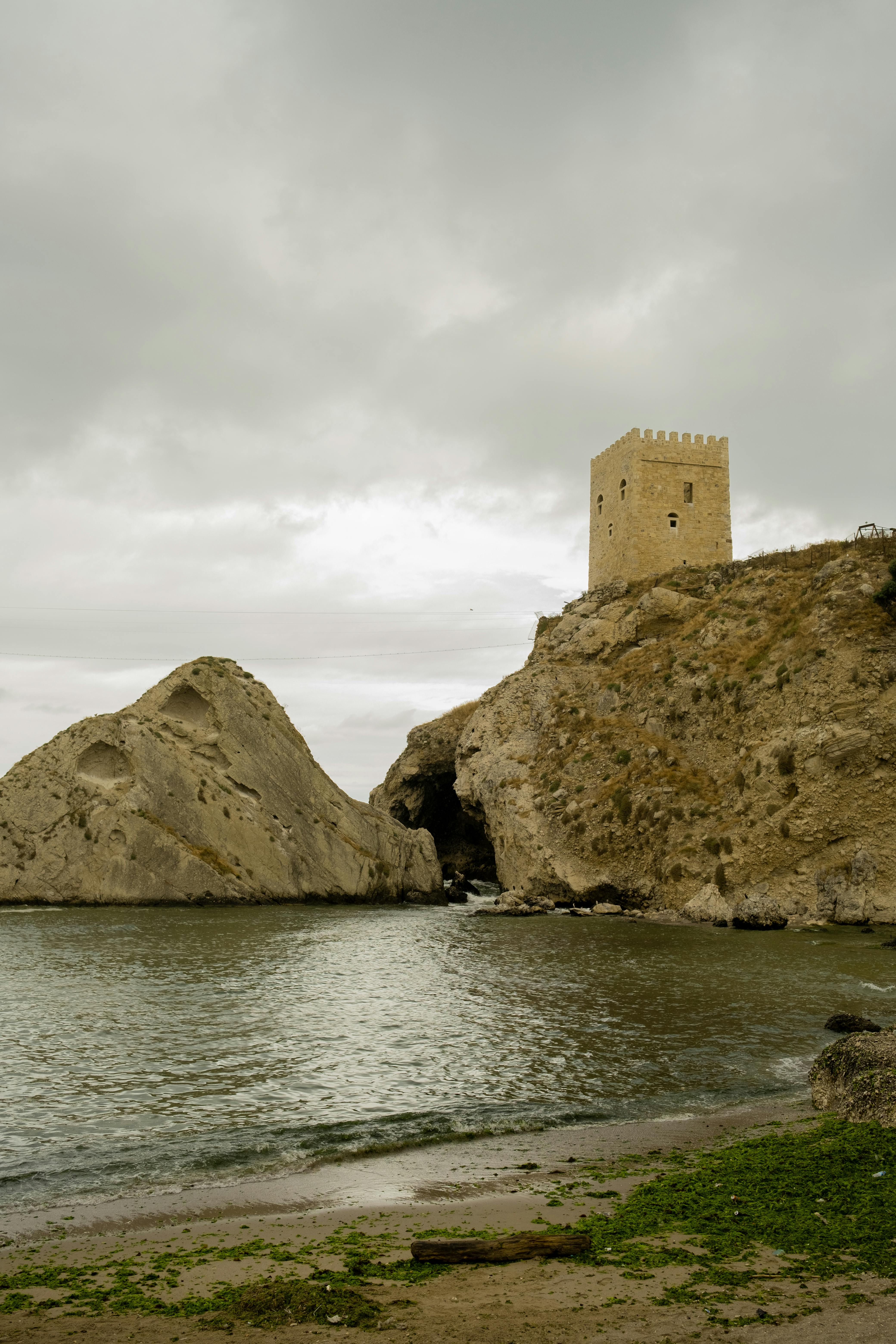Gothic Tower on Cliff · Free Stock Photo