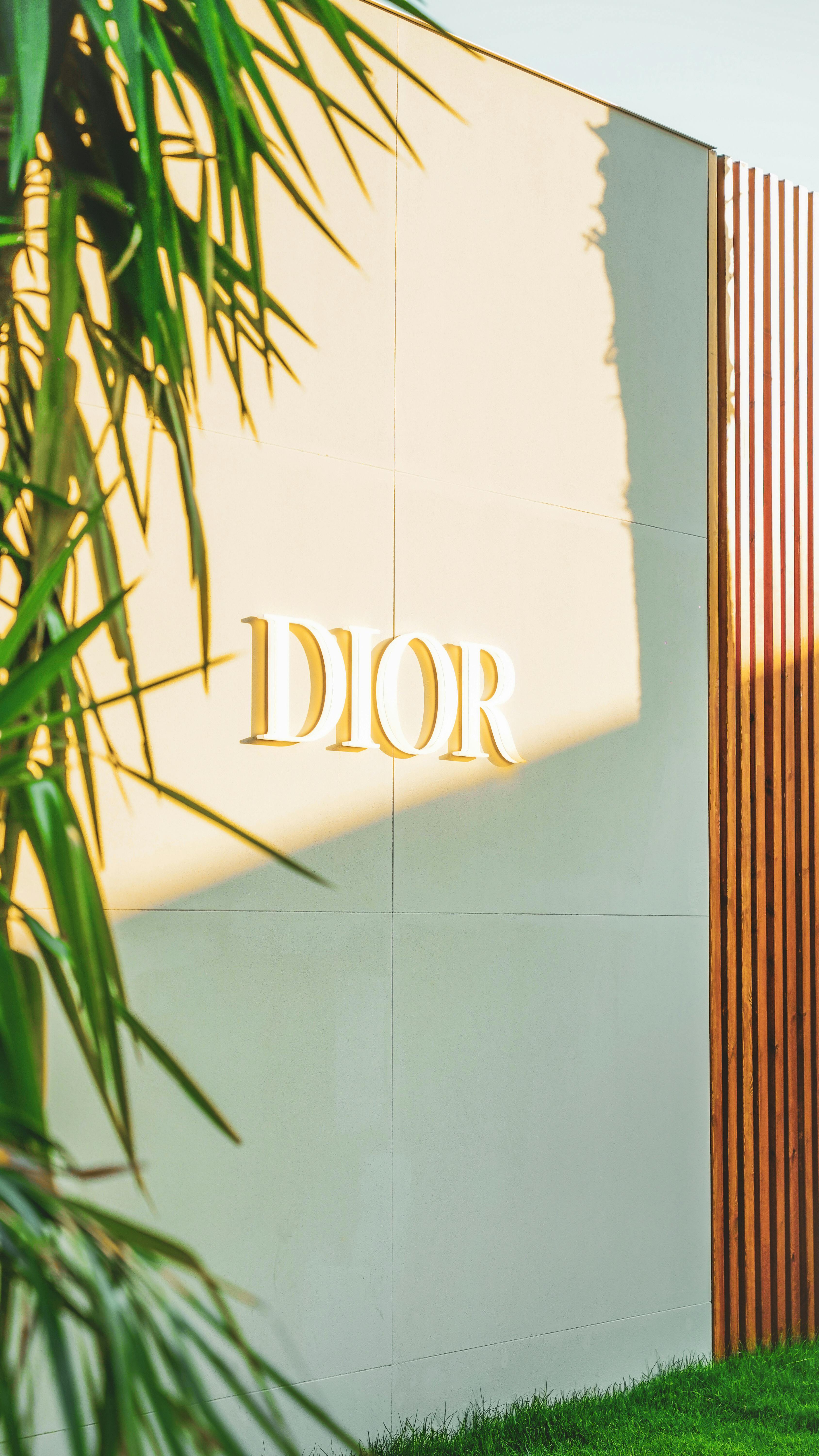 Dior Sign Hanging Outdoors · Free Stock Photo
