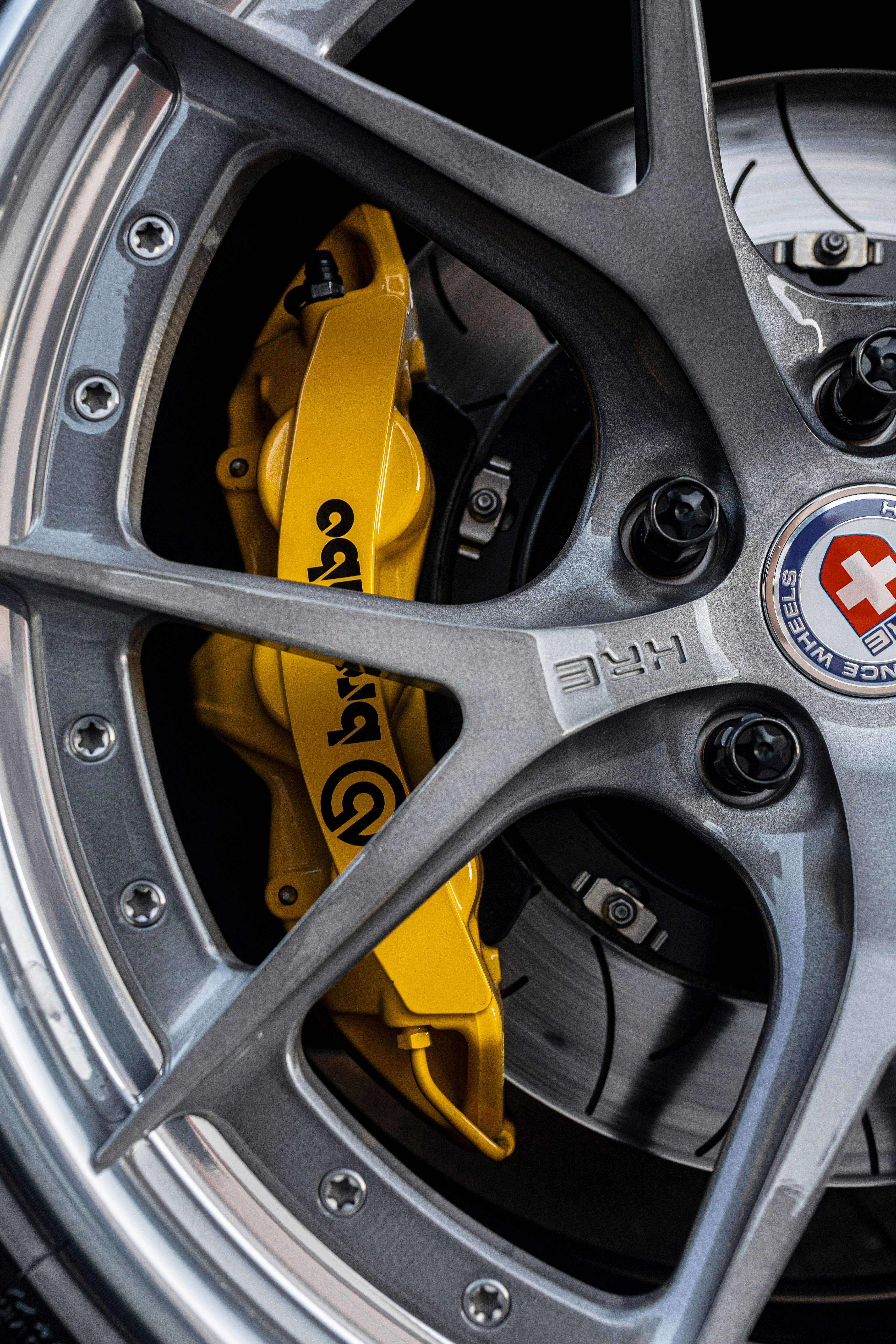 Close-Up Photo of Ferrari Rim · Free Stock Photo