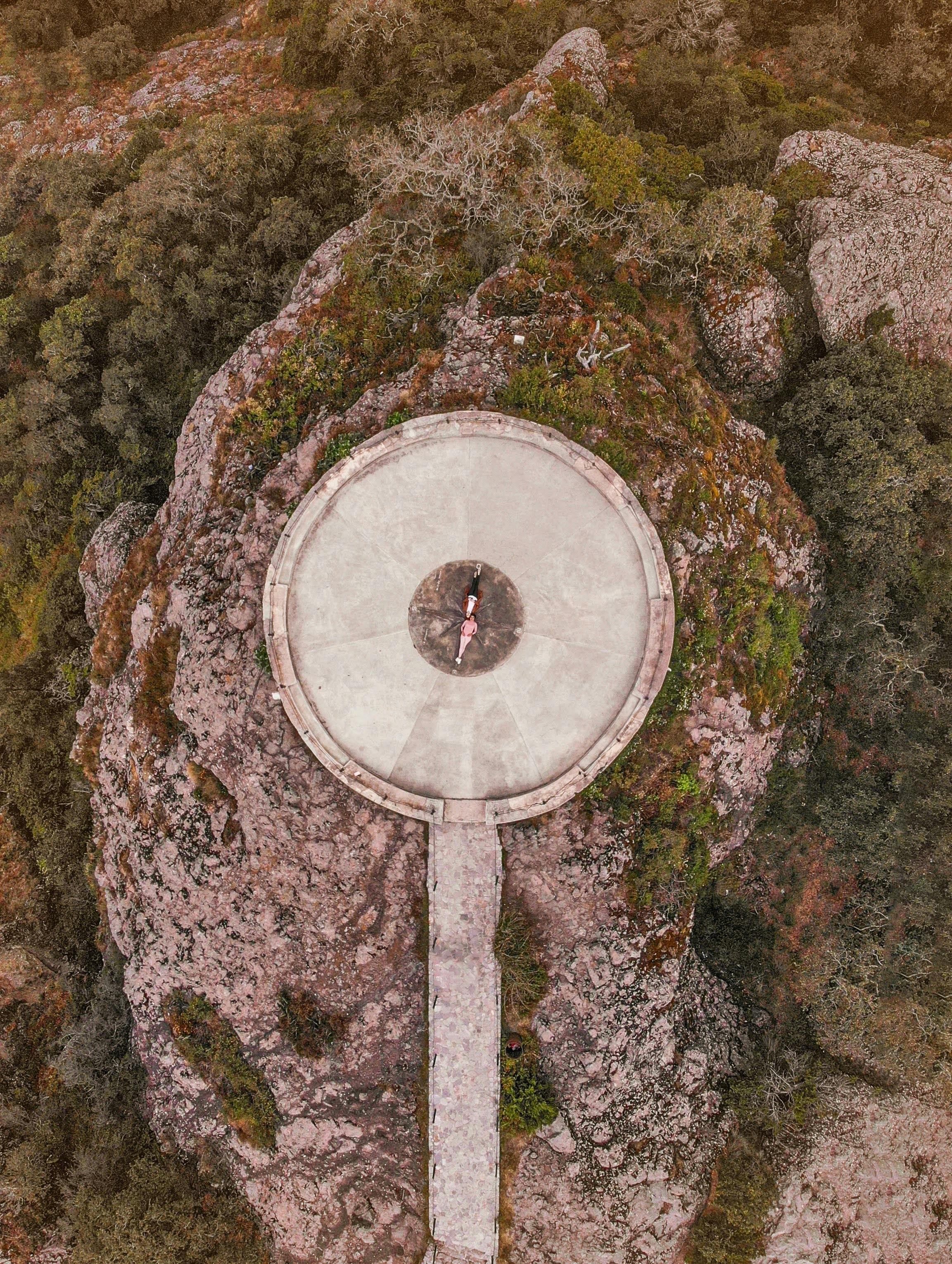 Birds Eye View of Road Turn · Free Stock Photo