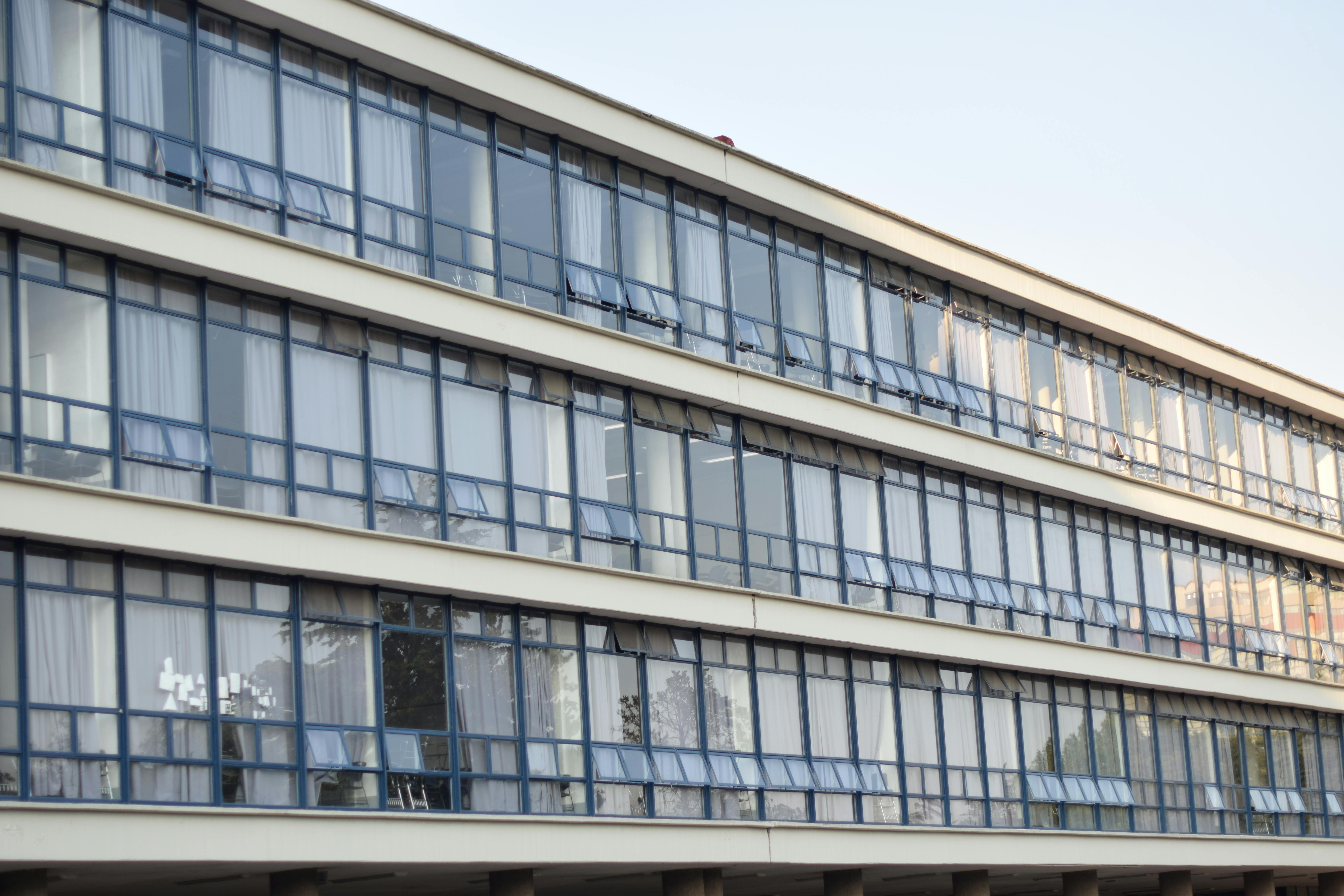 Windows on Building Wall · Free Stock Photo