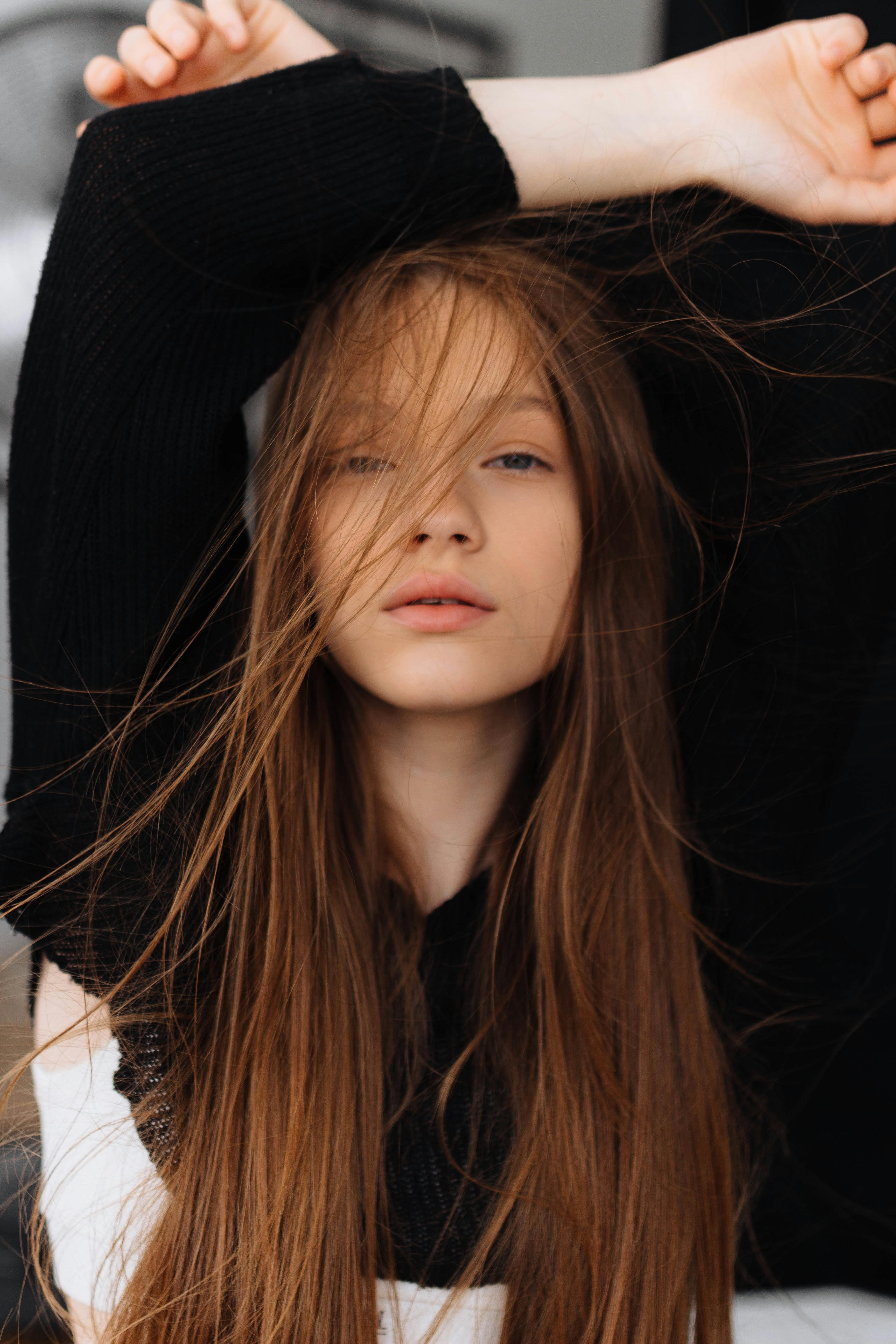 Teenage Model Posing in Crop Top · Free Stock Photo