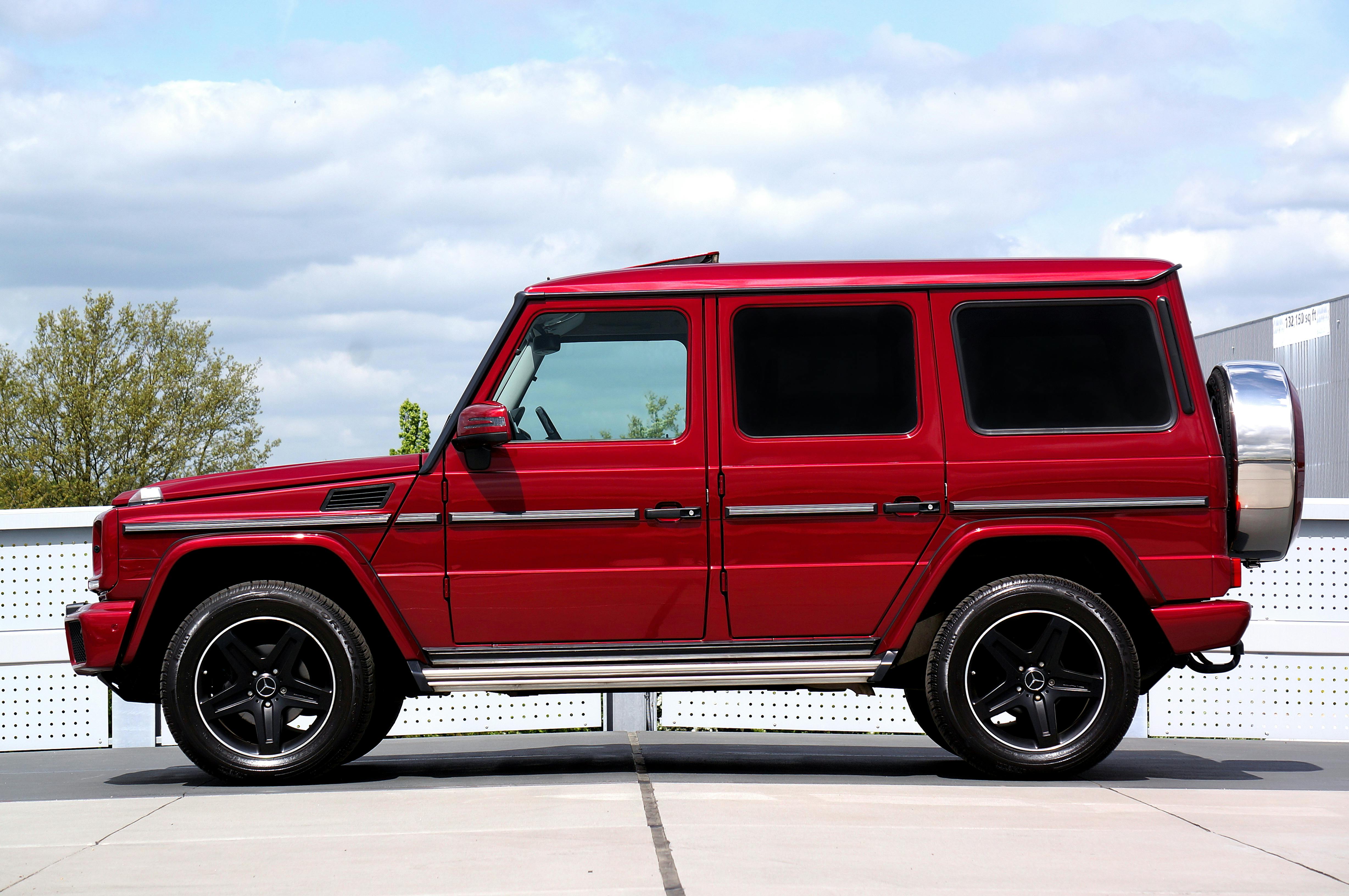 Red Mercedes G Class · Free Stock Photo