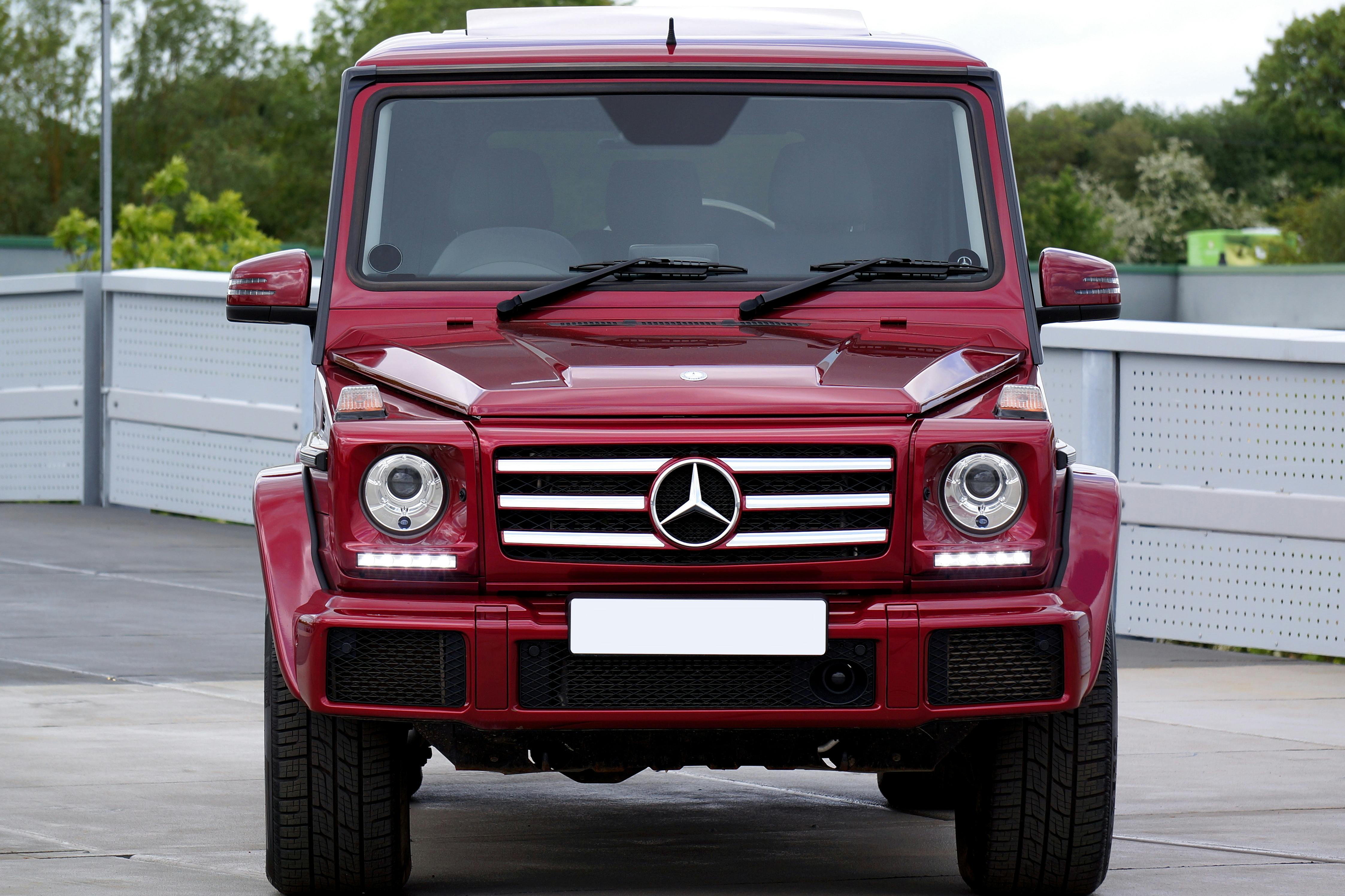 Red Mercedes G Class · Free Stock Photo