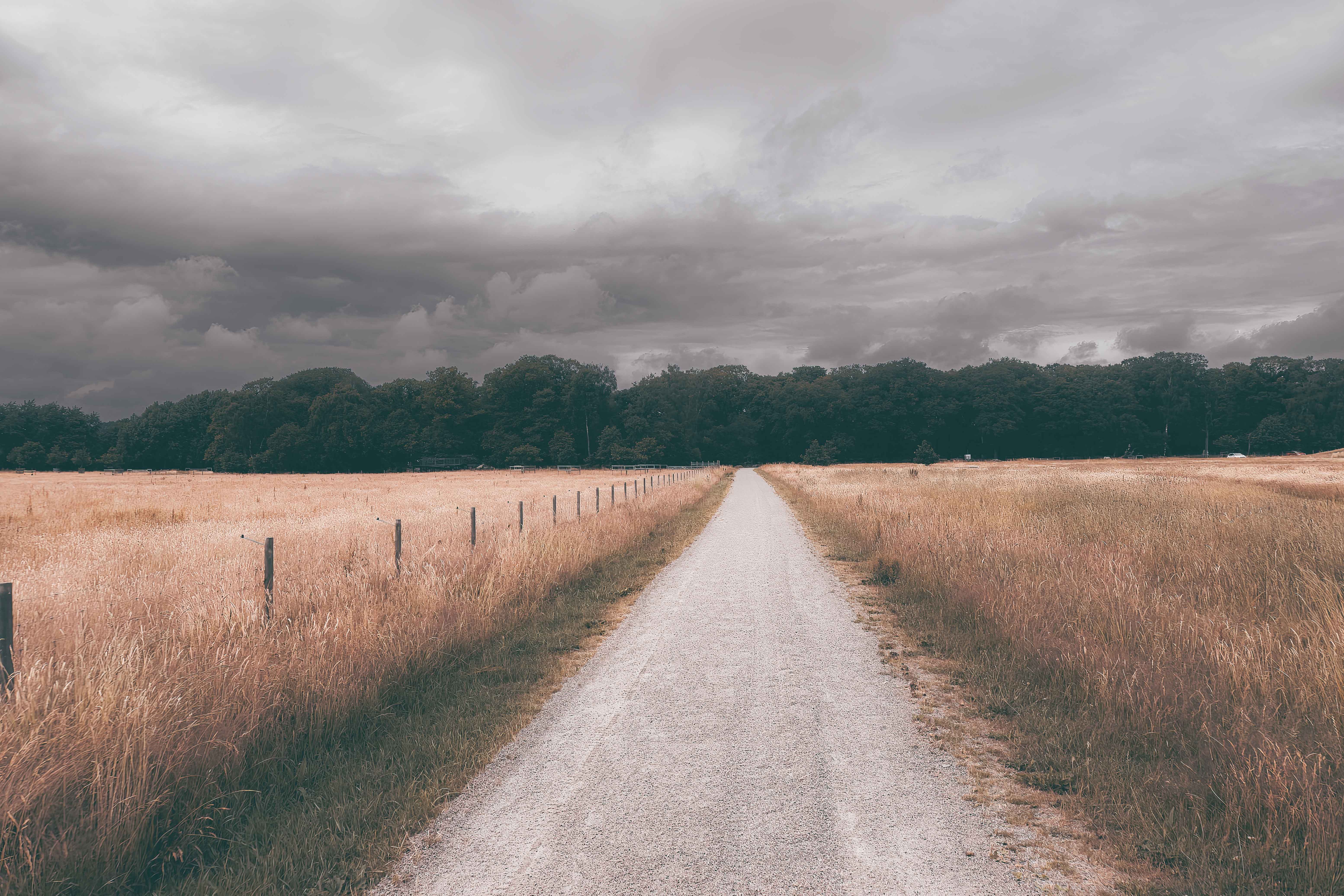 Cloudy countryside · Free Stock Photo
