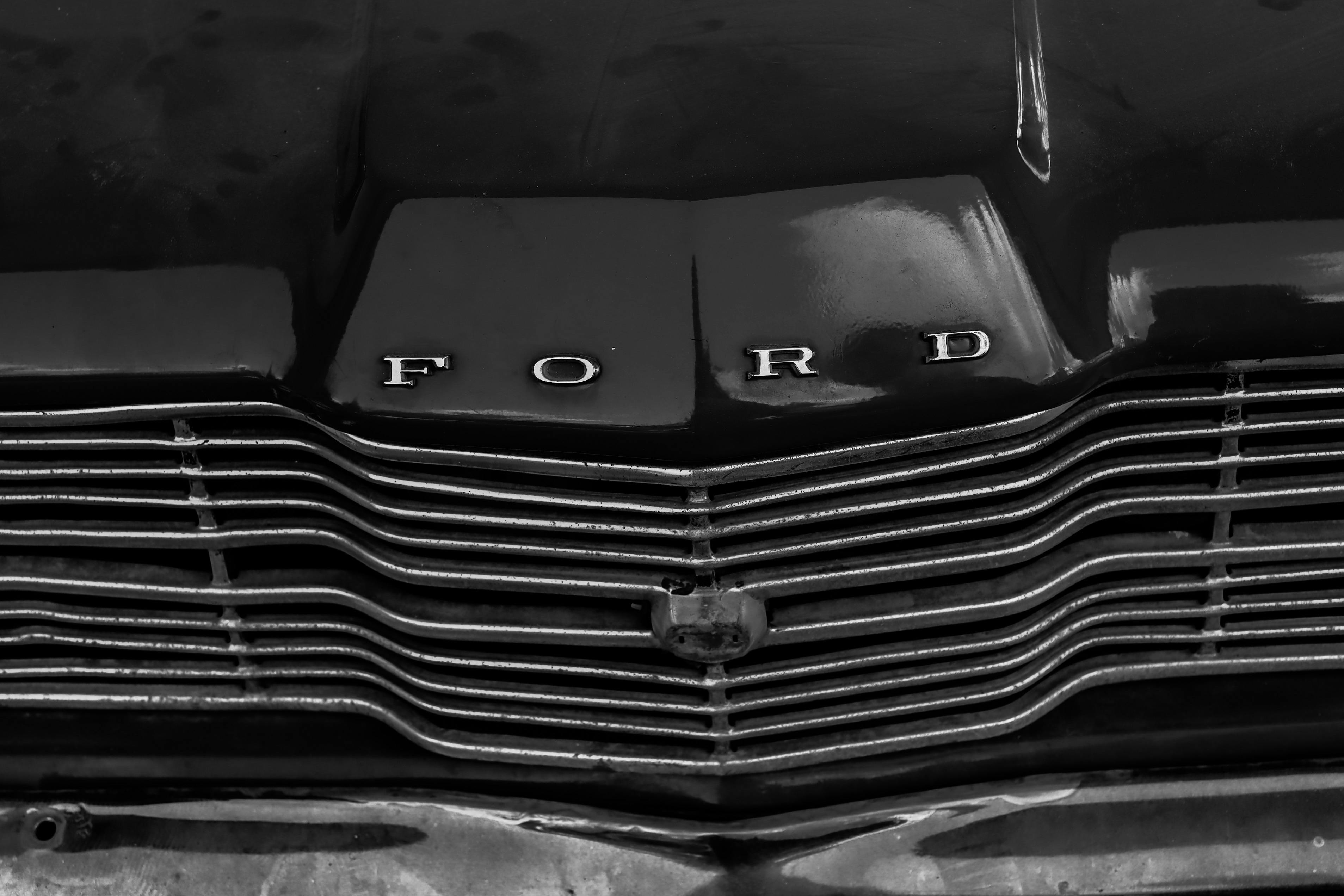 Ford Name on Vintage Car · Free Stock Photo