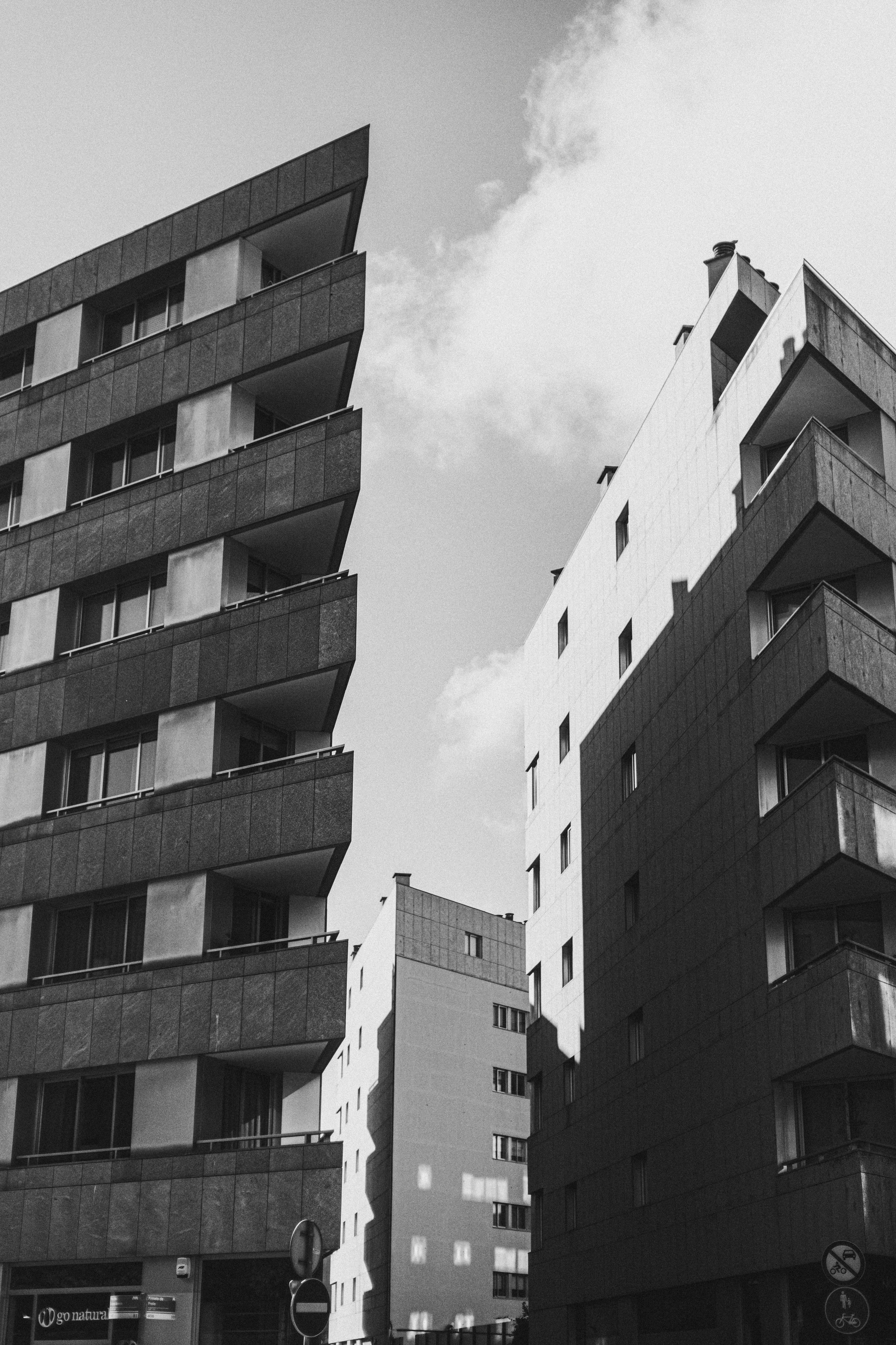 Spiky Balconies of Residential Building · Free Stock Photo