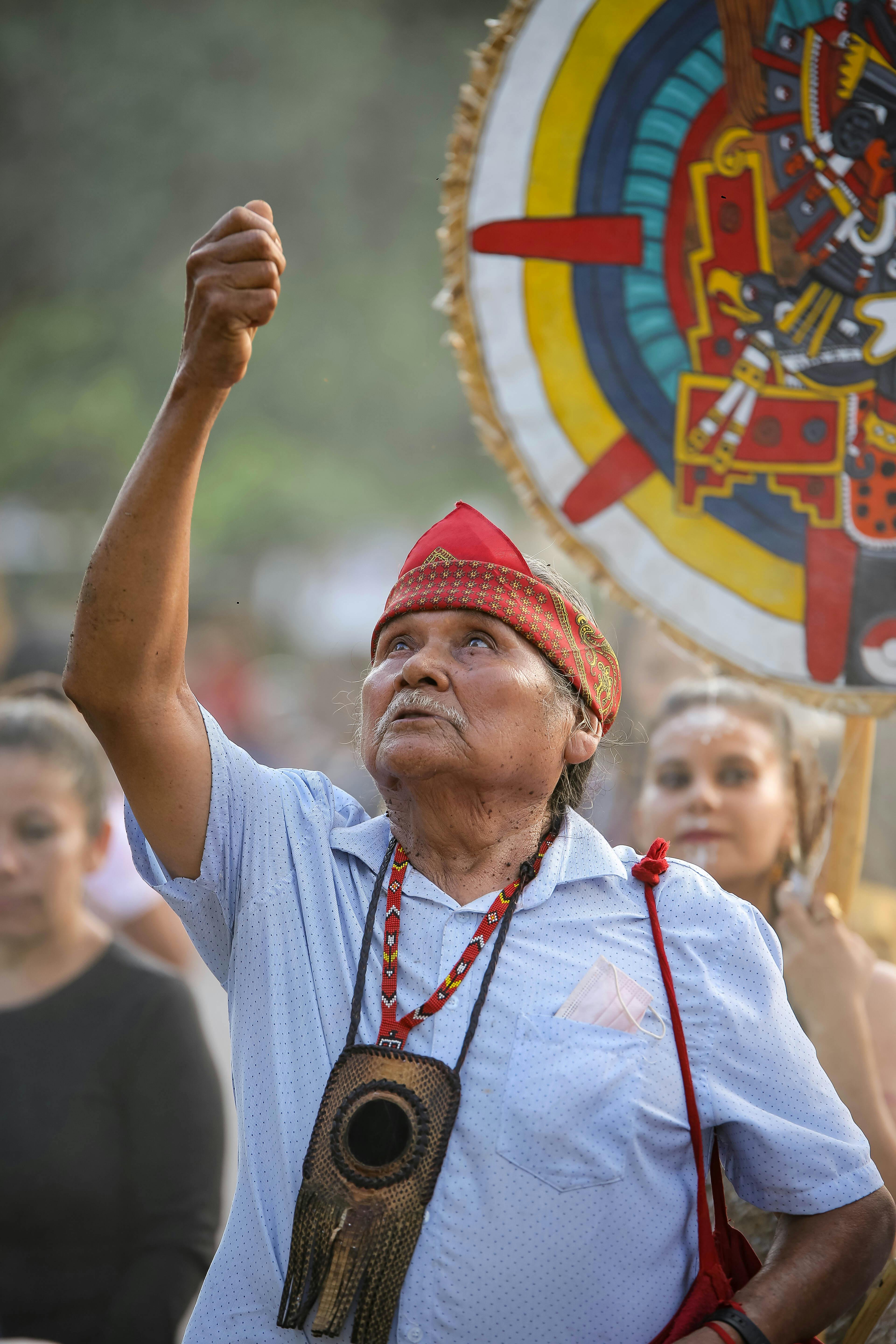 Elderly Man on a Parade · Free Stock Photo