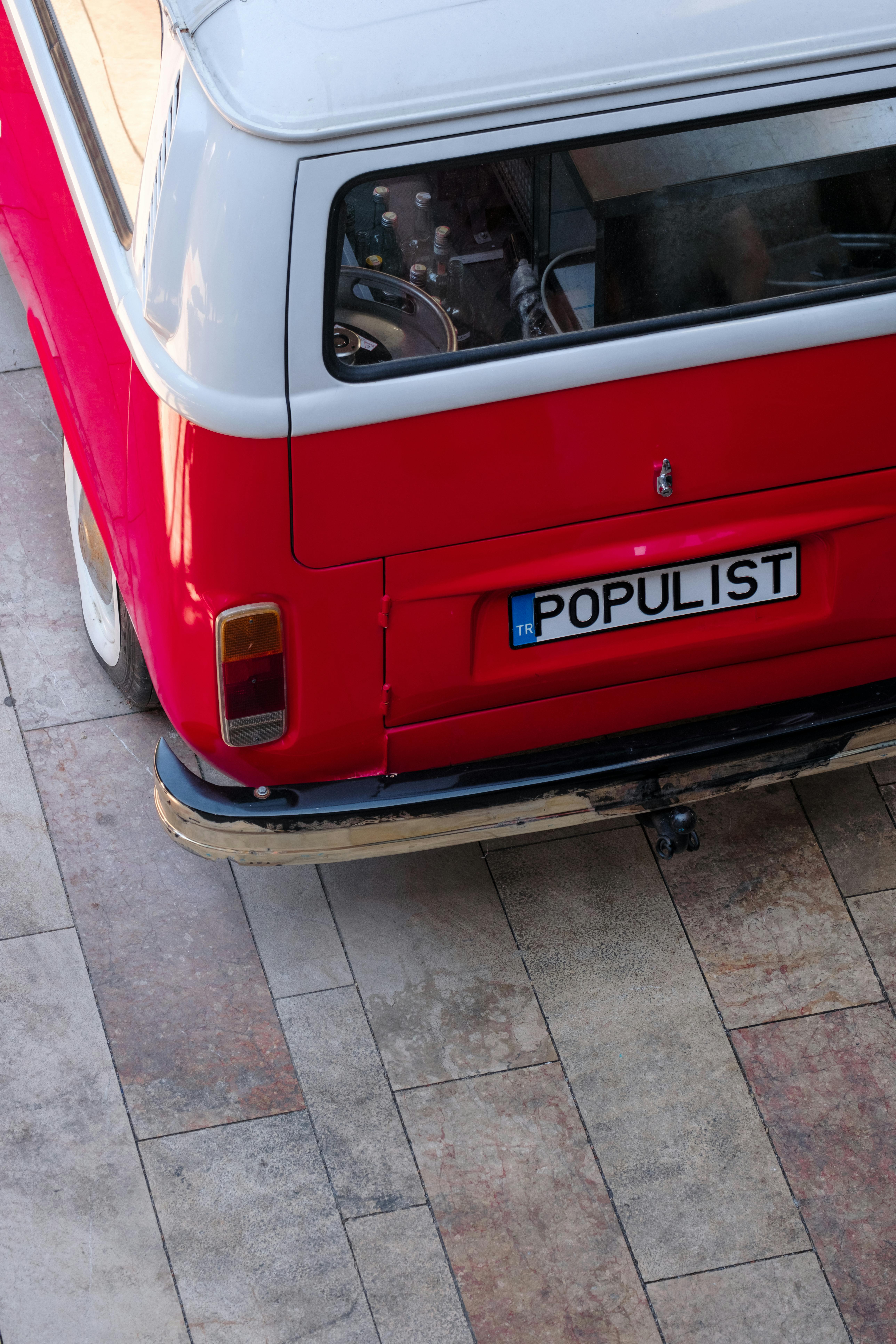 Back of a Vintage Volkswagen Van · Free Stock Photo