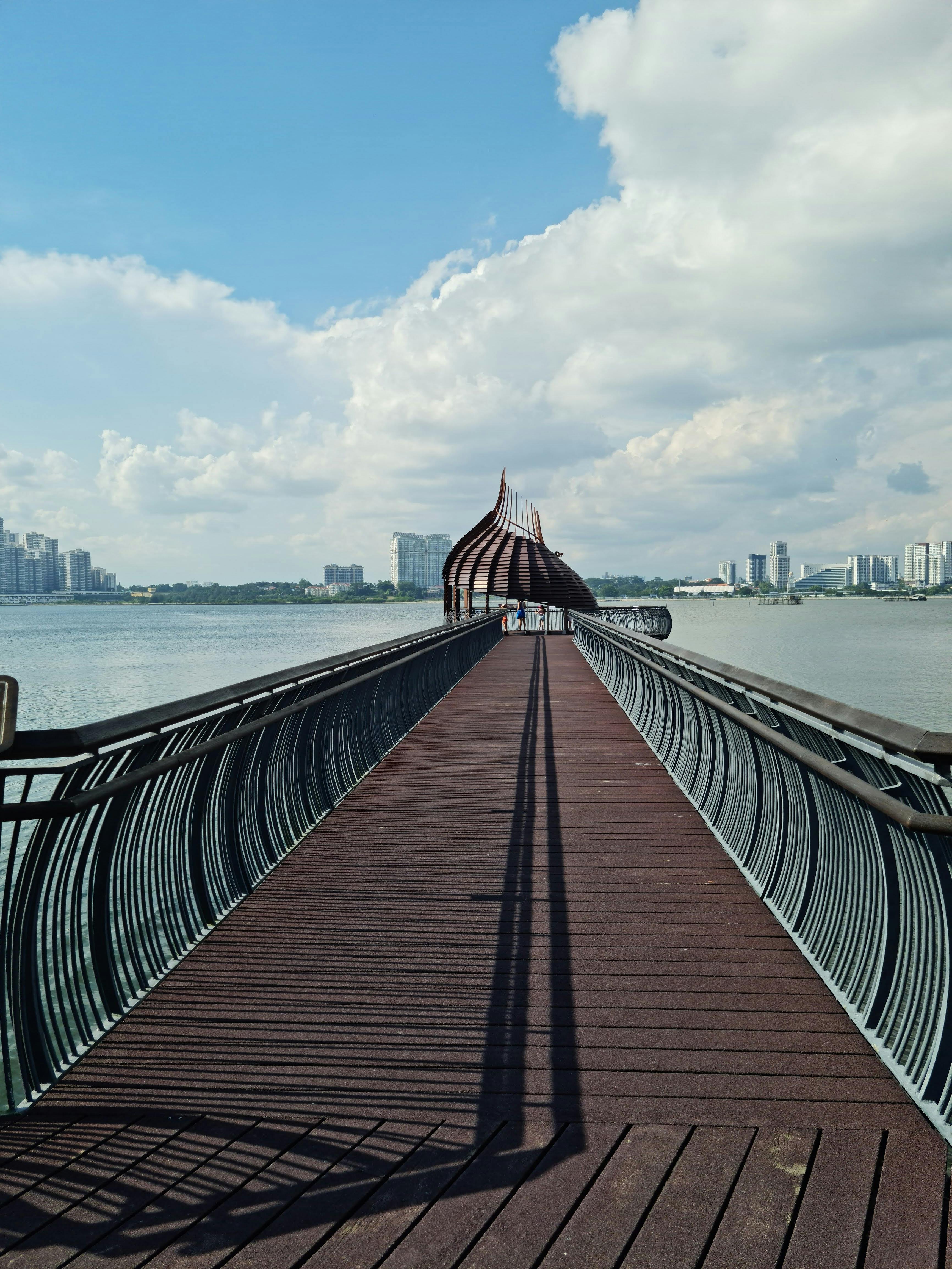 Long Pier with an Observation Spot, Eagle Point, Singapore · Free Stock ...