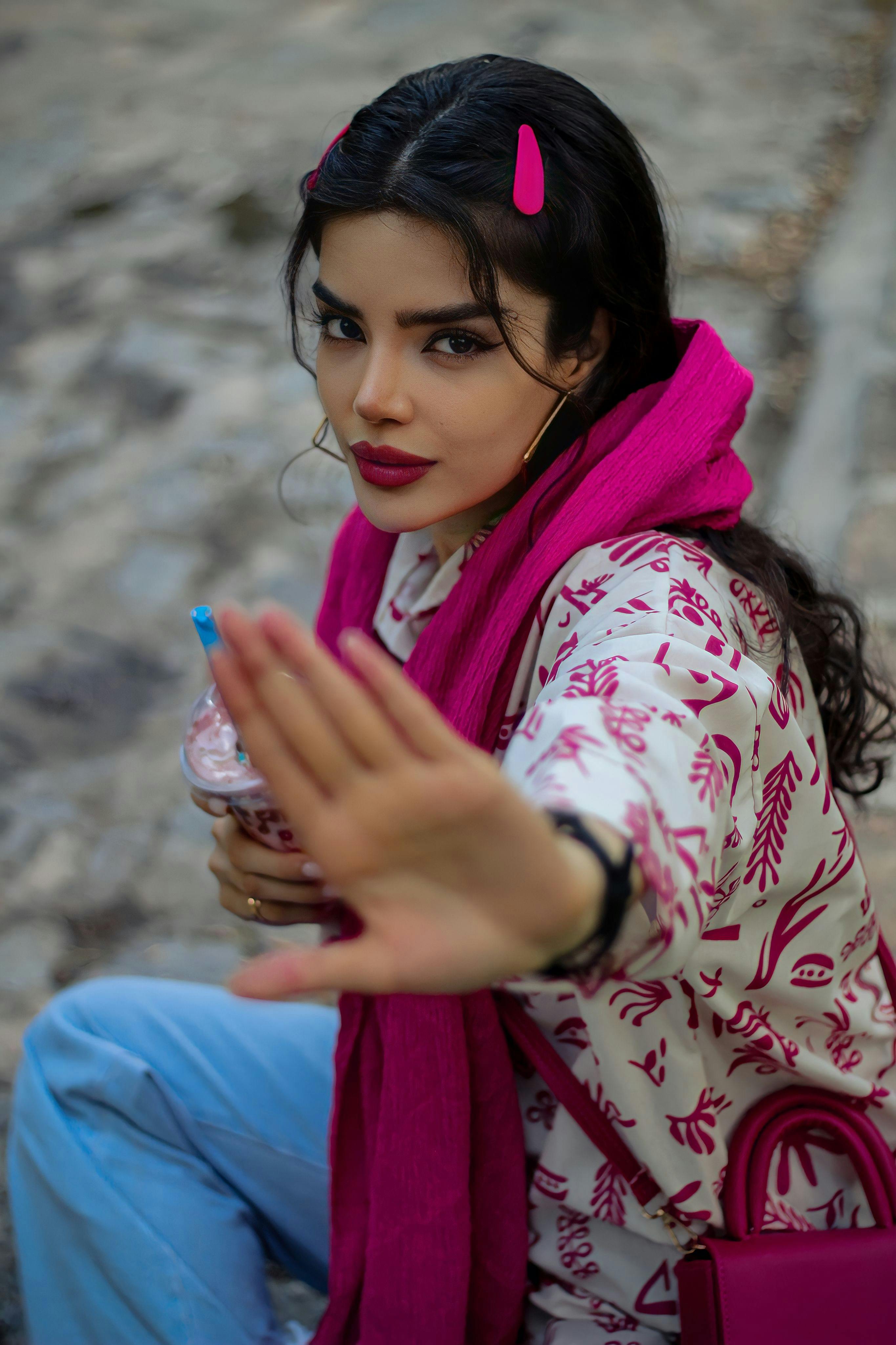 Brunette Wearing Glamour Makeup · Free Stock Photo