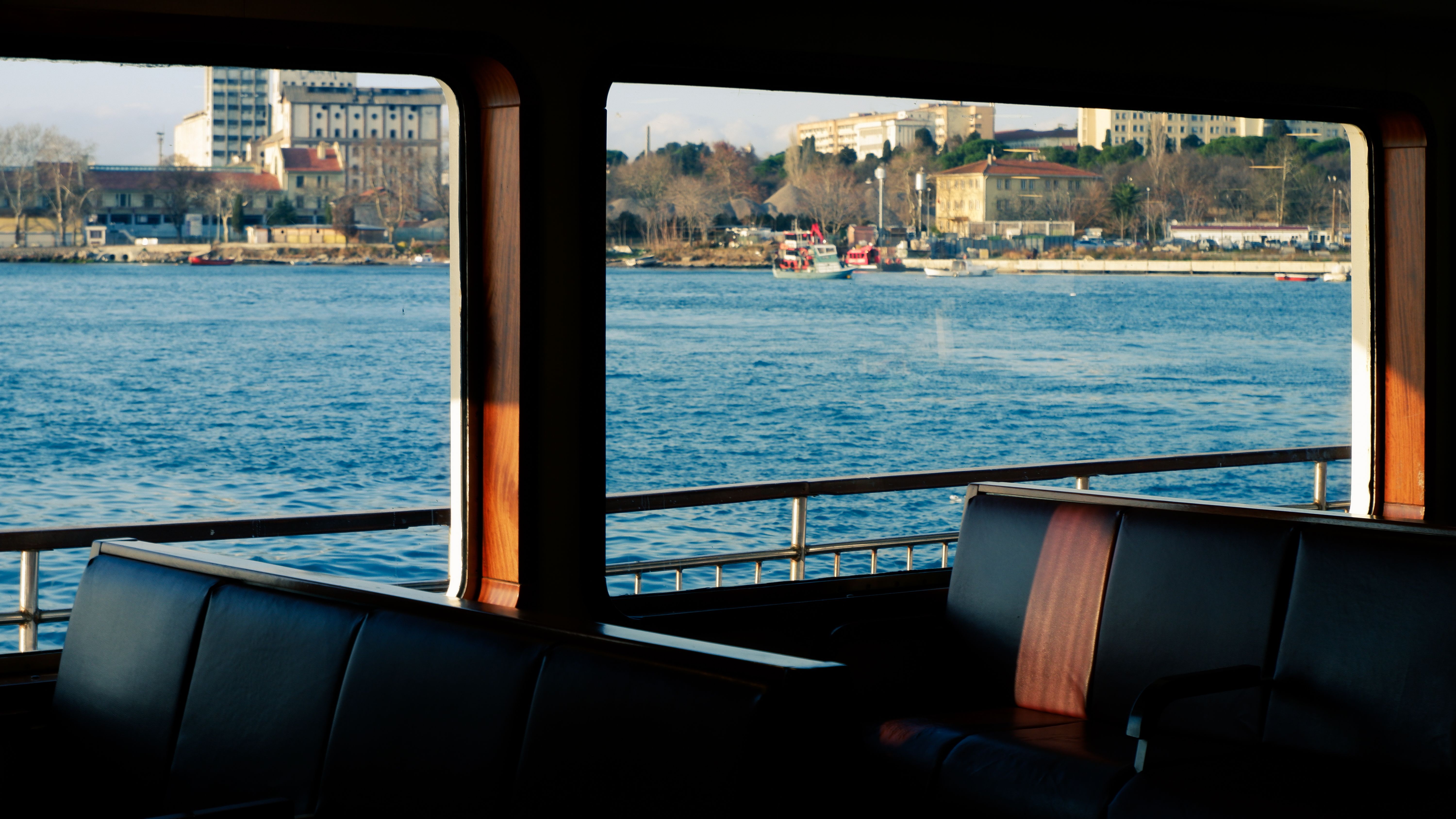 Blue Sea Seen from Ferry · Free Stock Photo