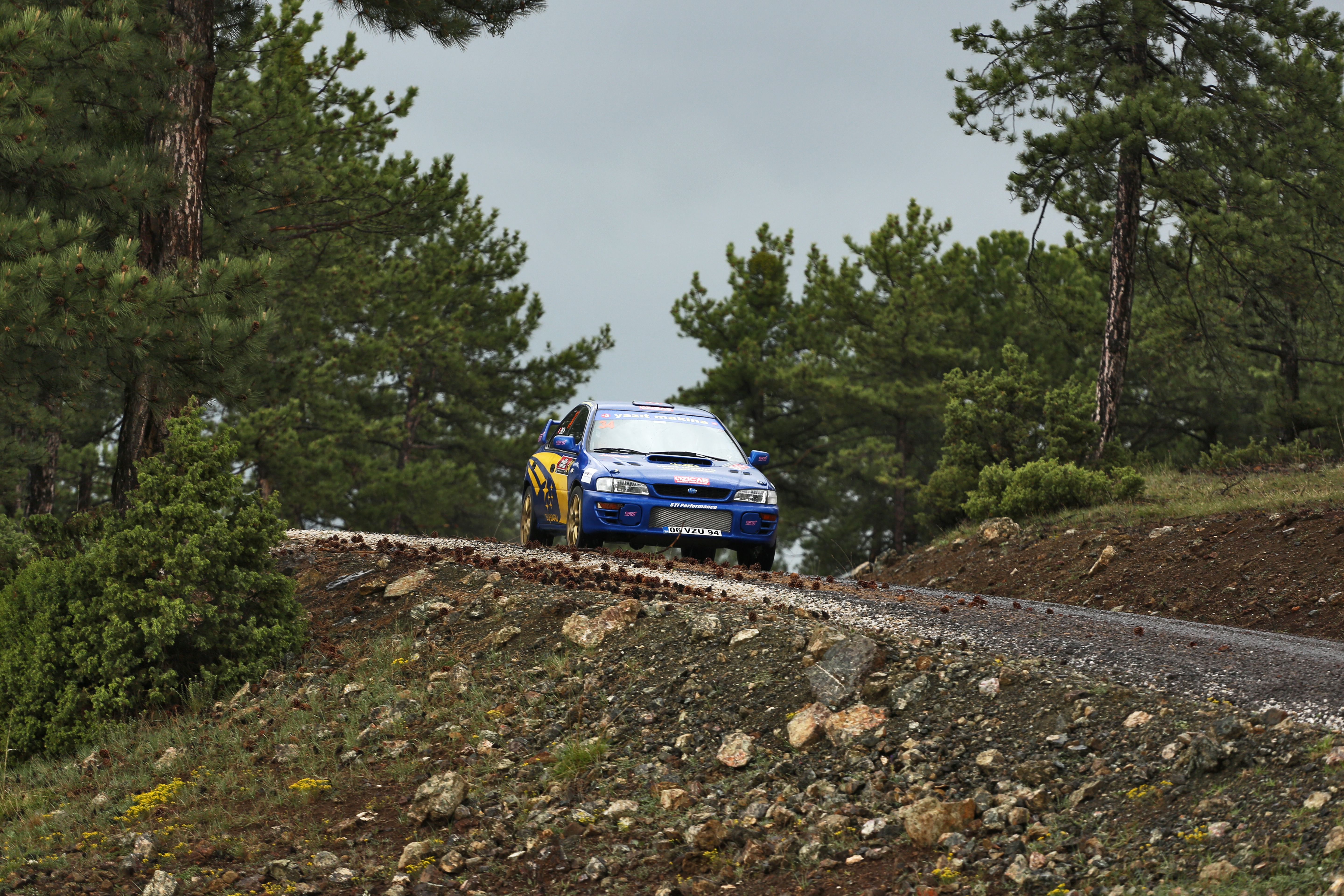 Rally Car on Dirt Road · Free Stock Photo