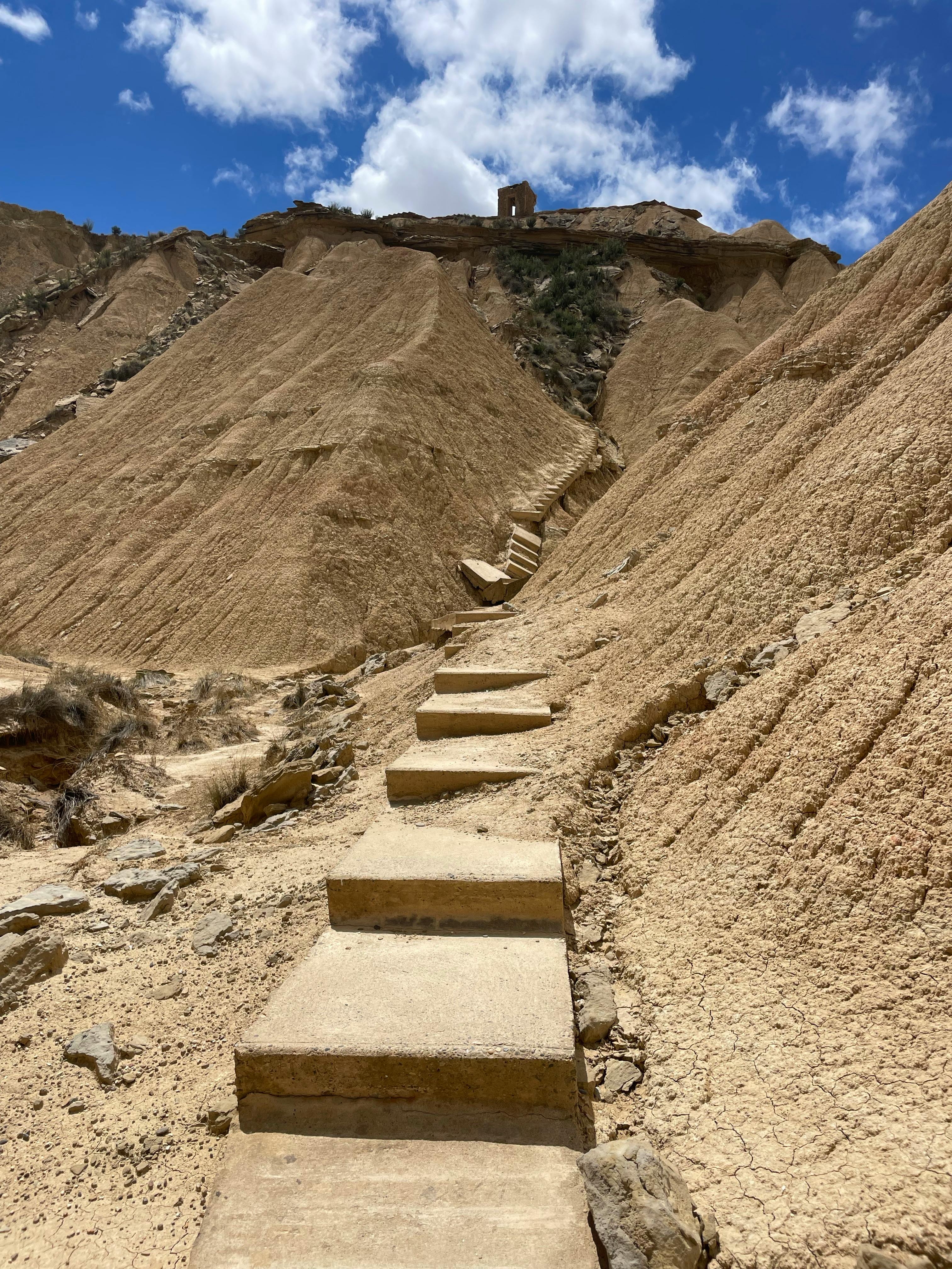 Ancient Stone Steps among Sunlit Rocks · Free Stock Photo