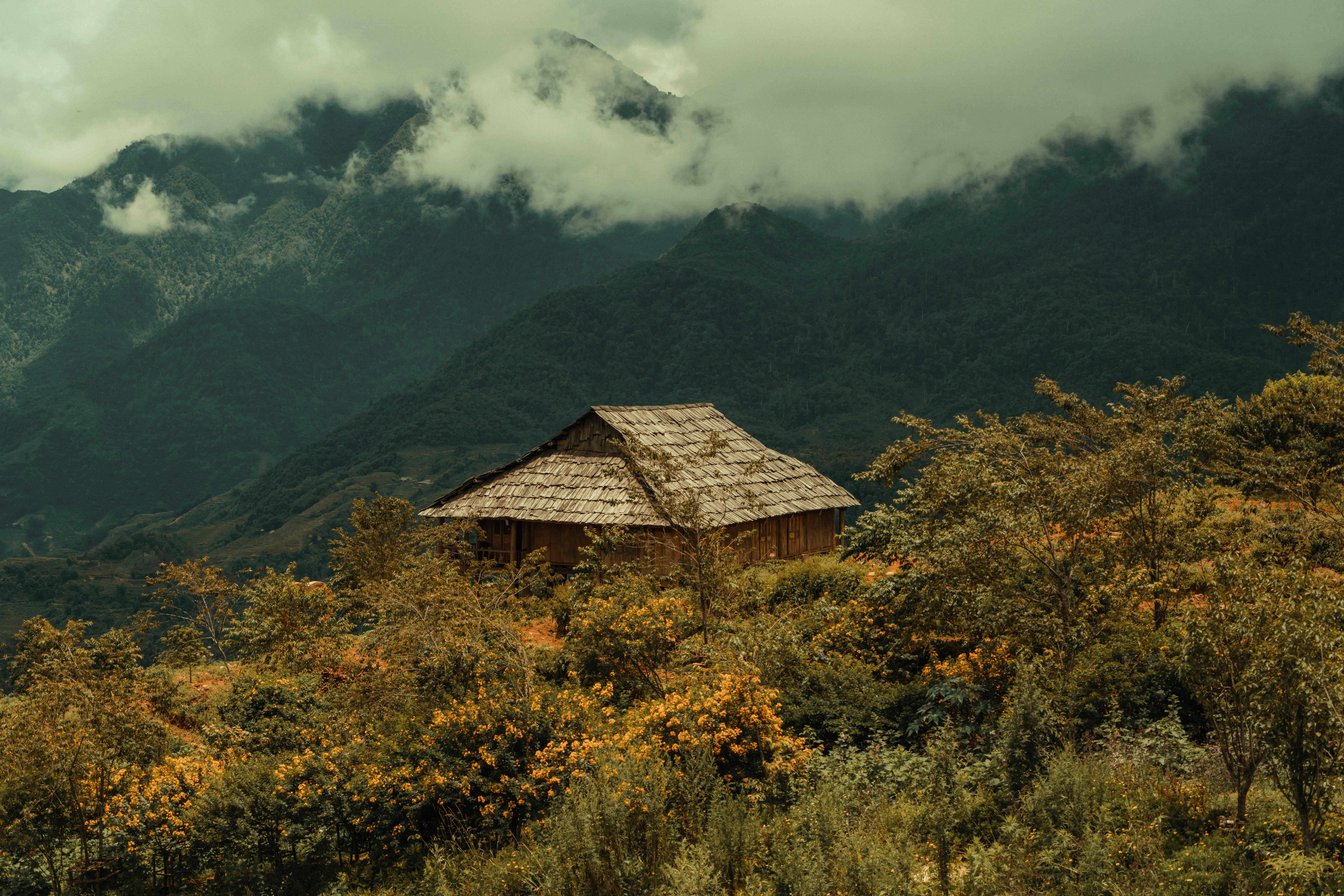 A Cabin in Mountains · Free Stock Photo