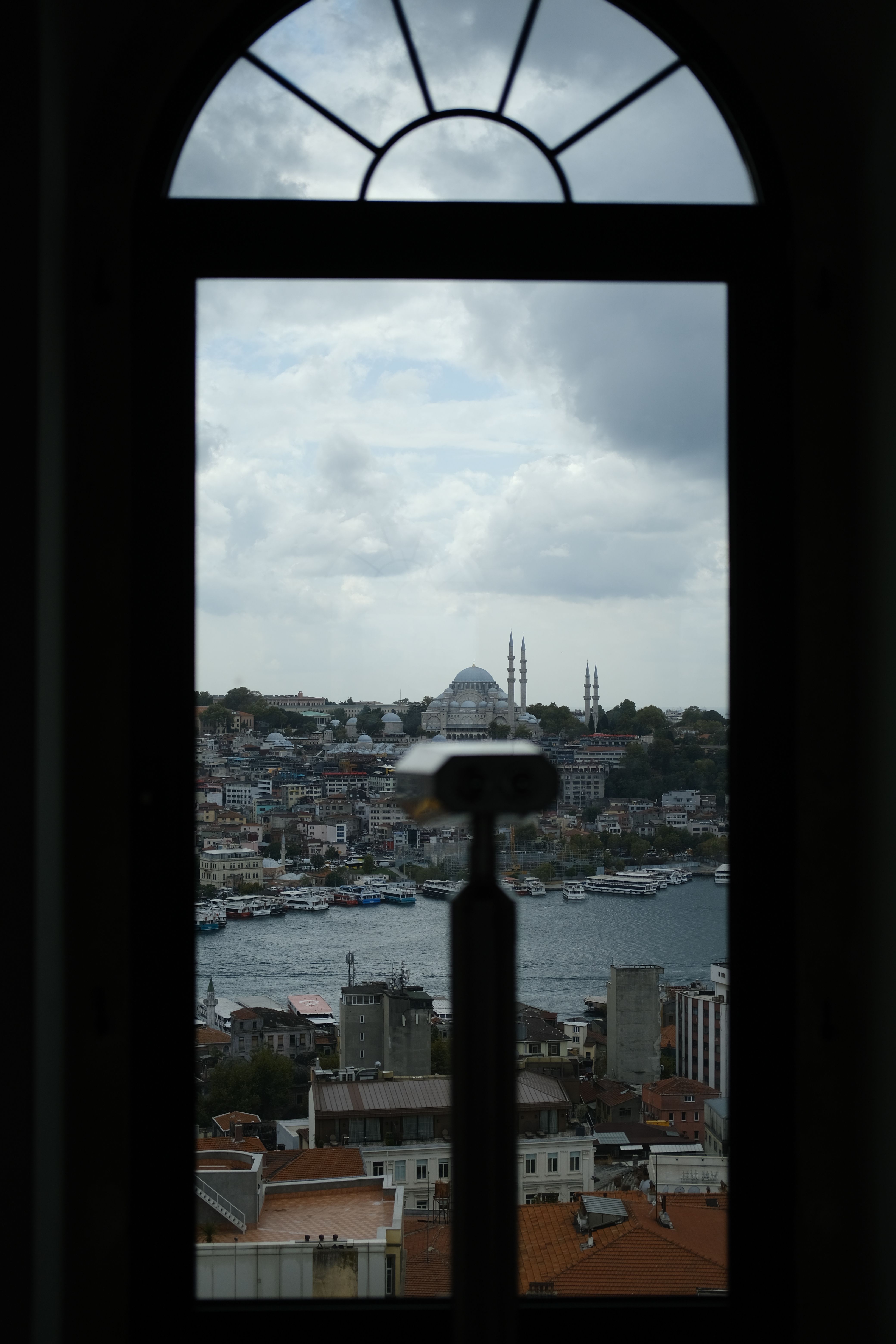 Scenic View of Istanbul Through Arch Window · Free Stock Photo