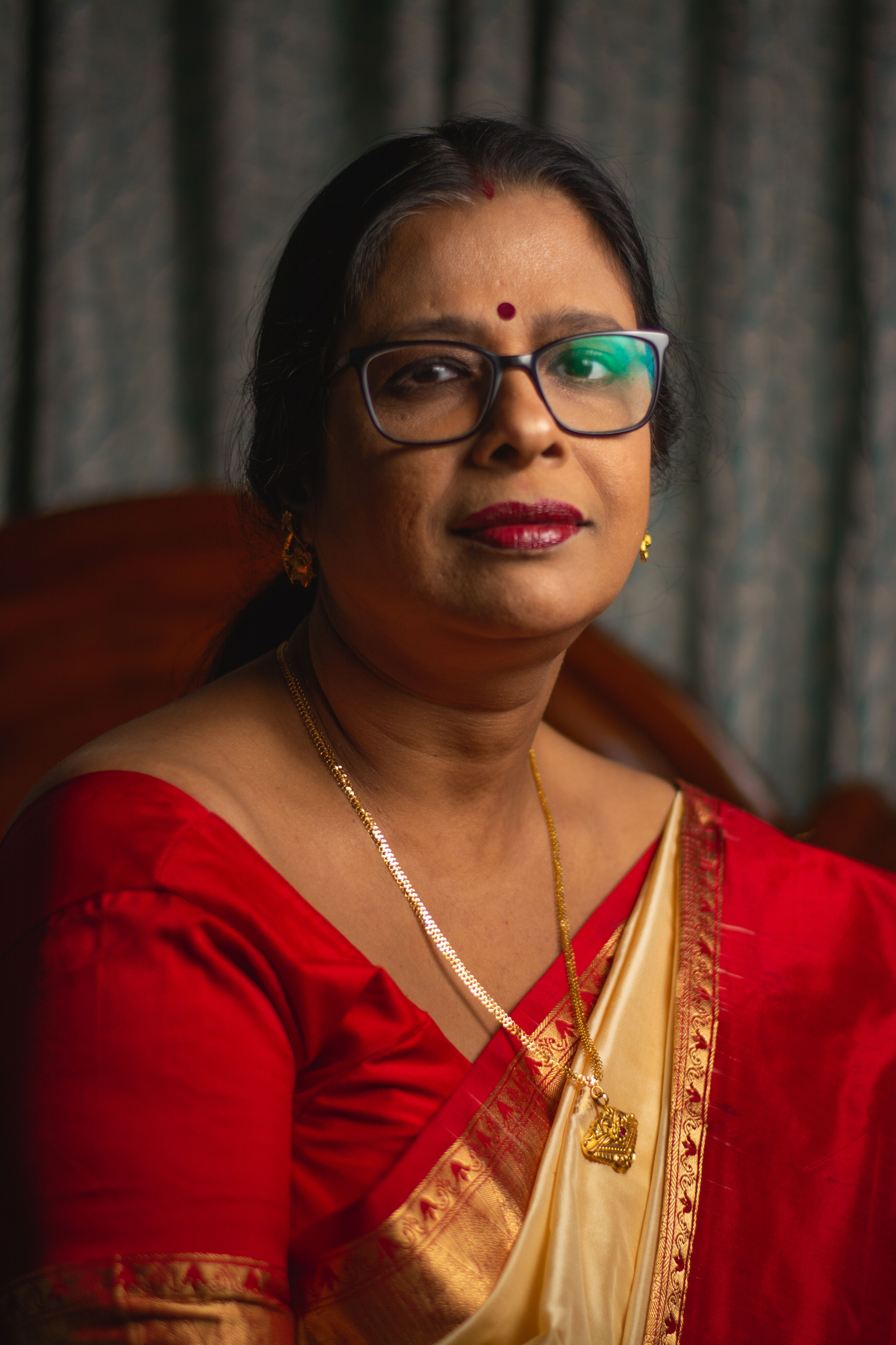 Woman Wearing Traditional Clothes while Sitting on Stairs · Free Stock ...