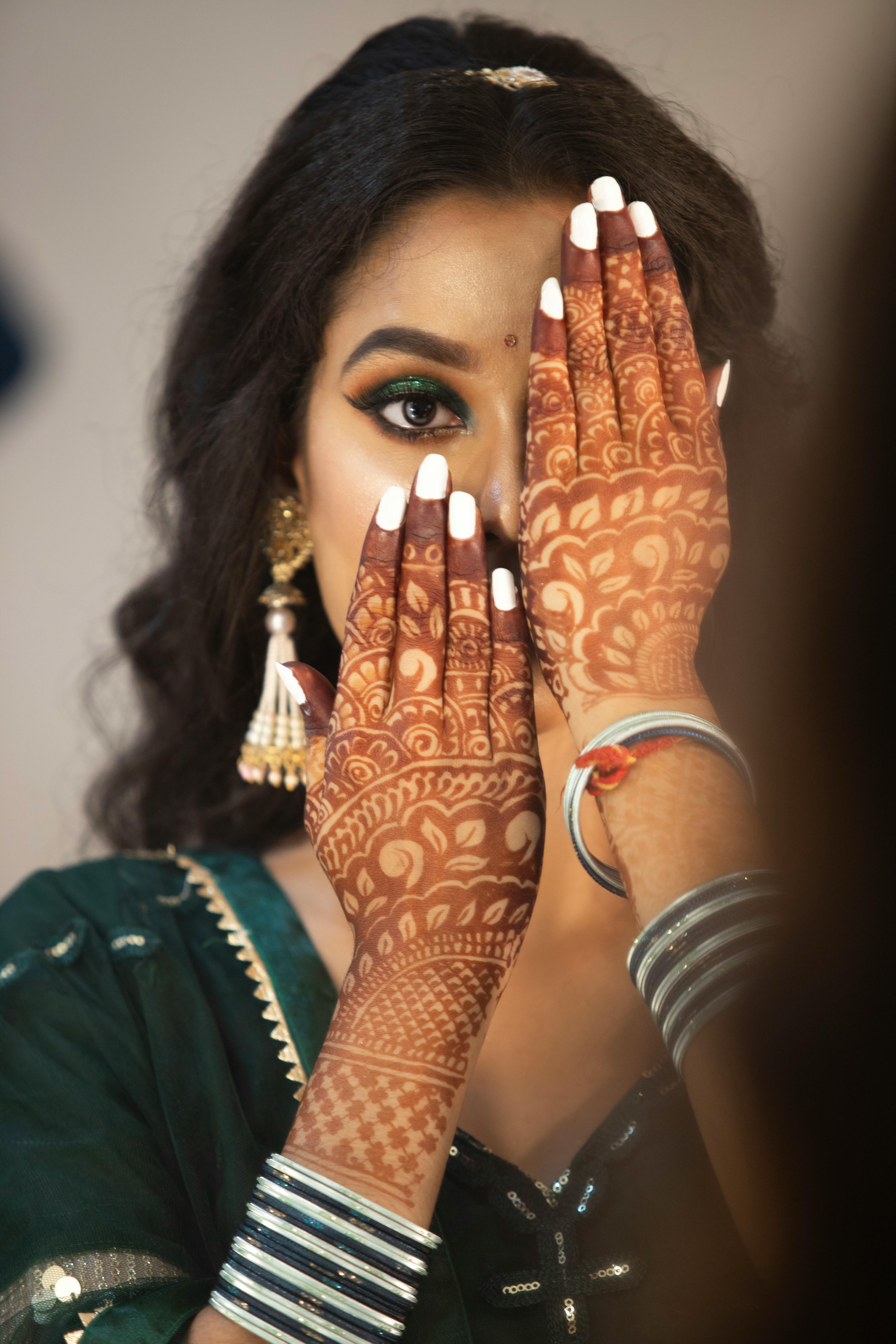 Bride with Henna · Free Stock Photo