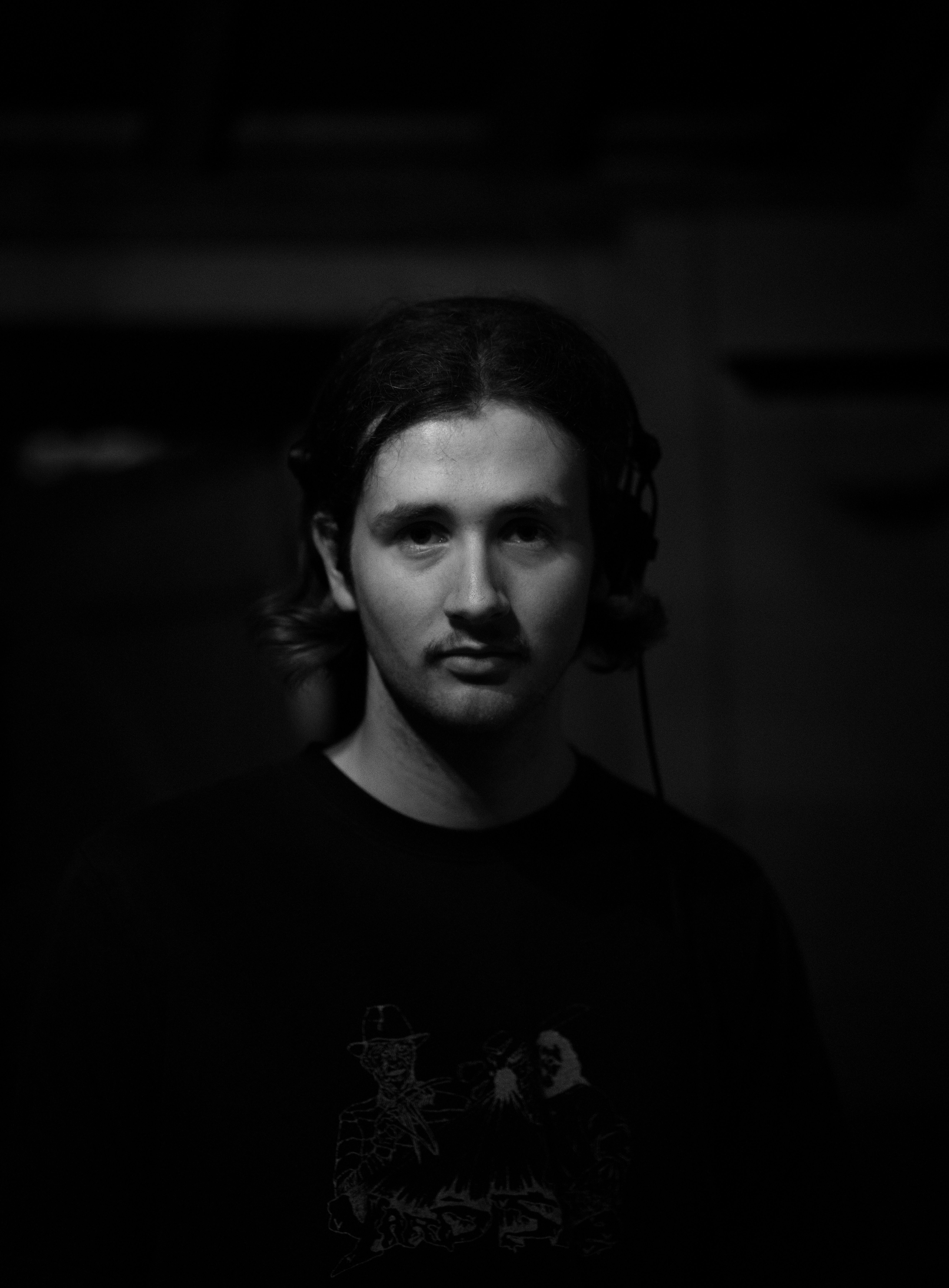 Black and White Portrait of a Young Man · Free Stock Photo