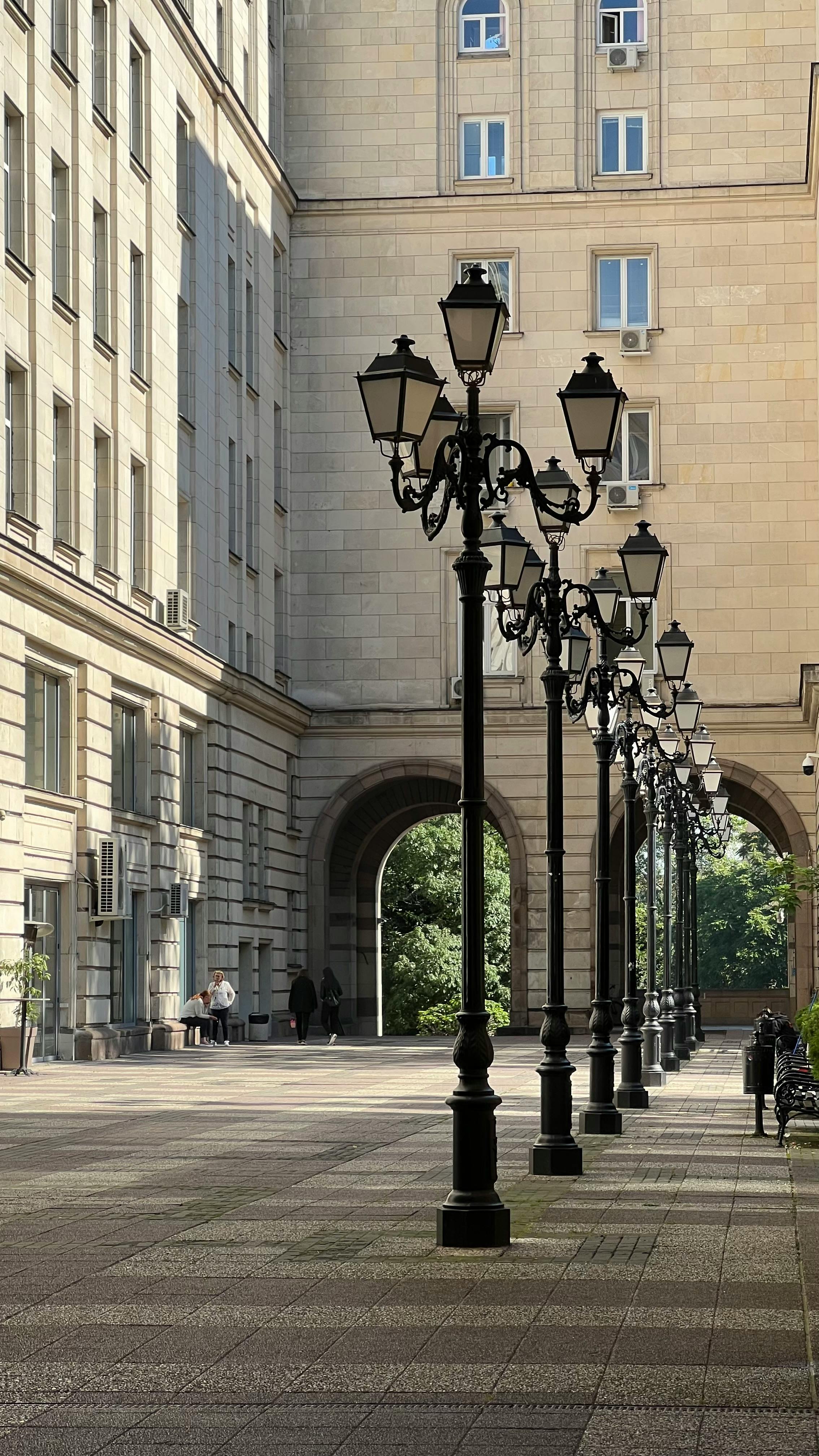 Decorative Street Lamps in a City · Free Stock Photo