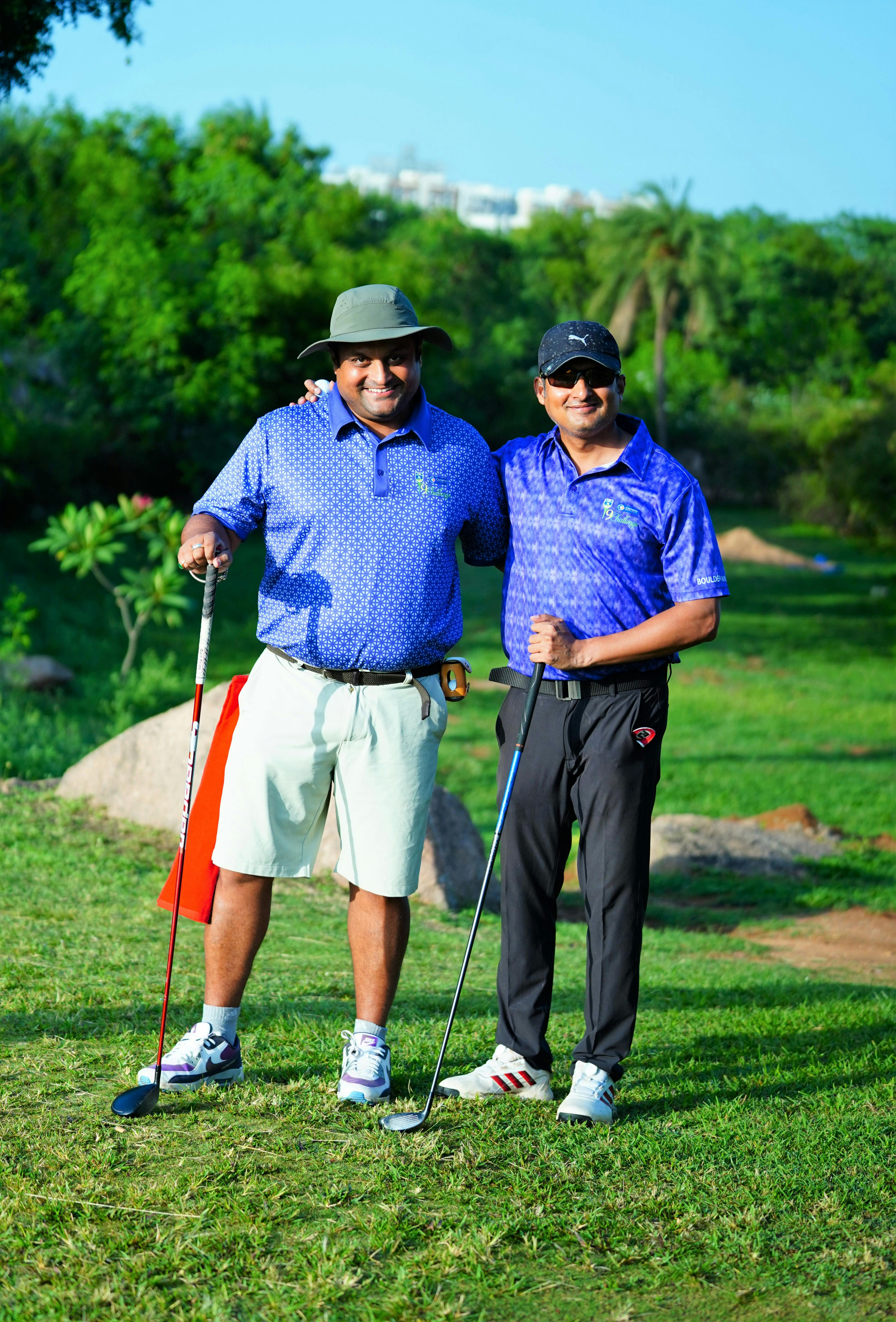 Two Men on a Golf Course · Free Stock Photo
