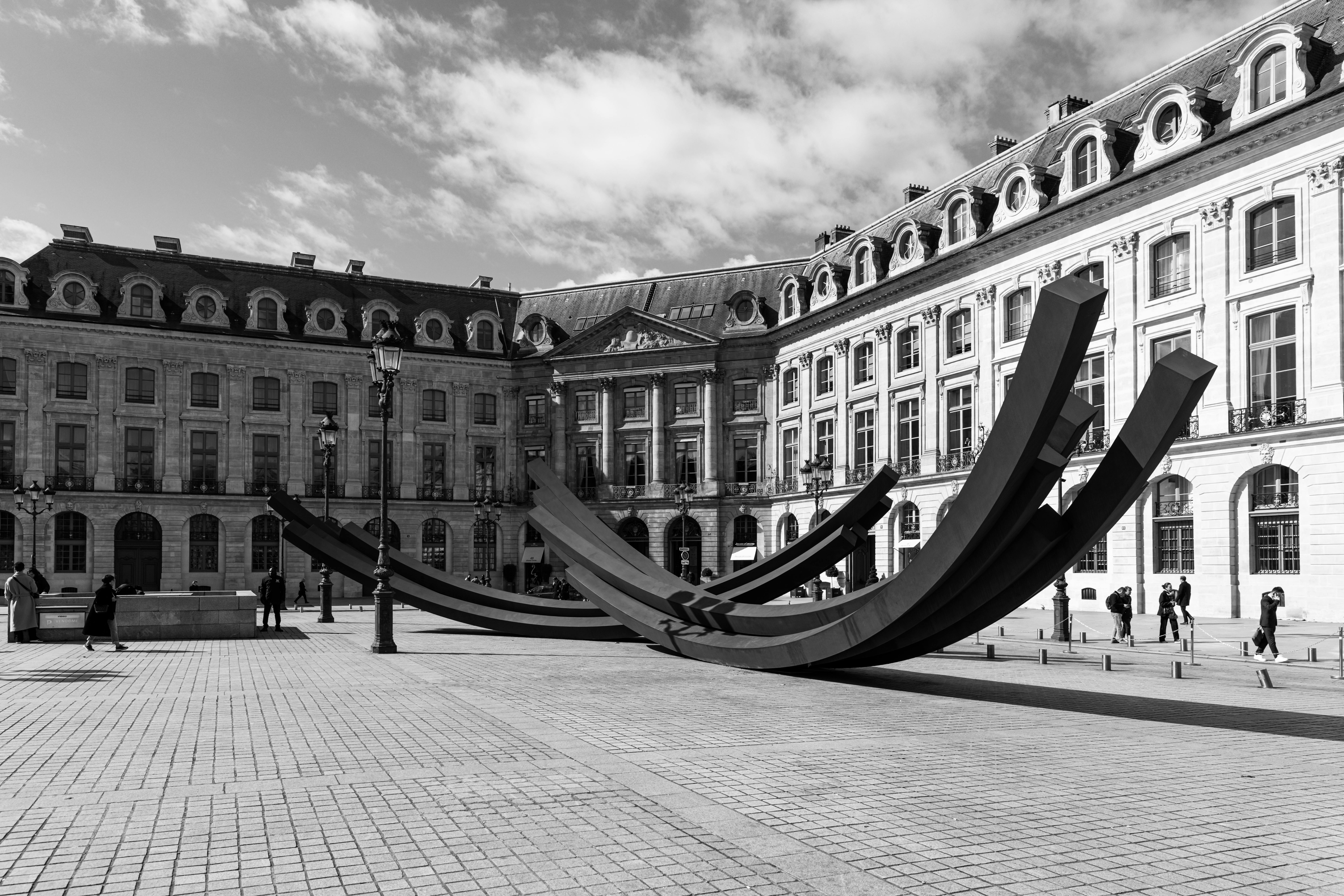 Steel Installation on Square · Free Stock Photo