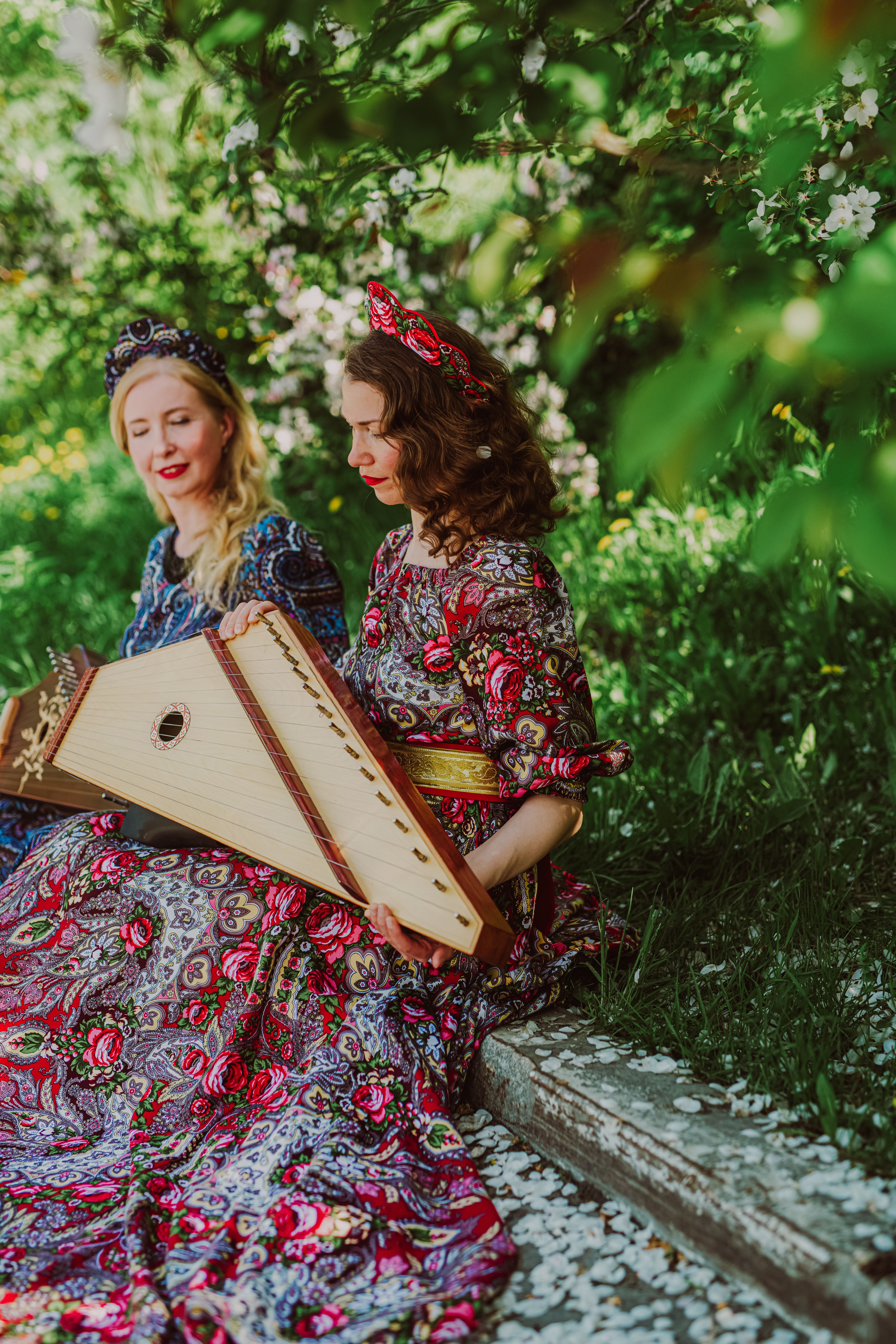 Women with Traditional Music Instrument · Free Stock Photo