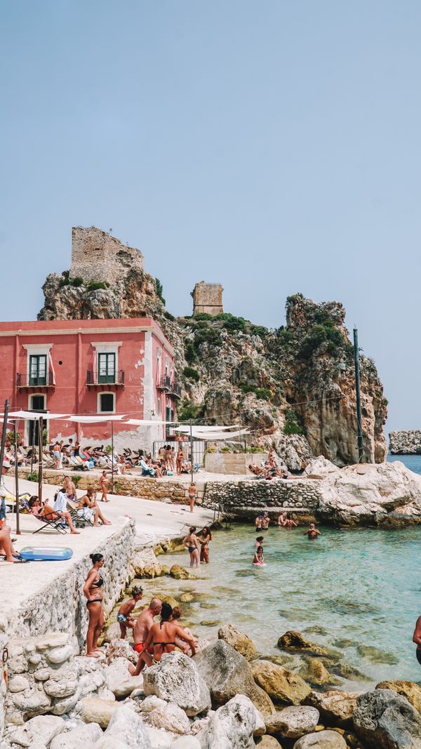 View+Of+Tonnara+Beach+In+Palmi,+Italy Photos, Download The BEST Free ...