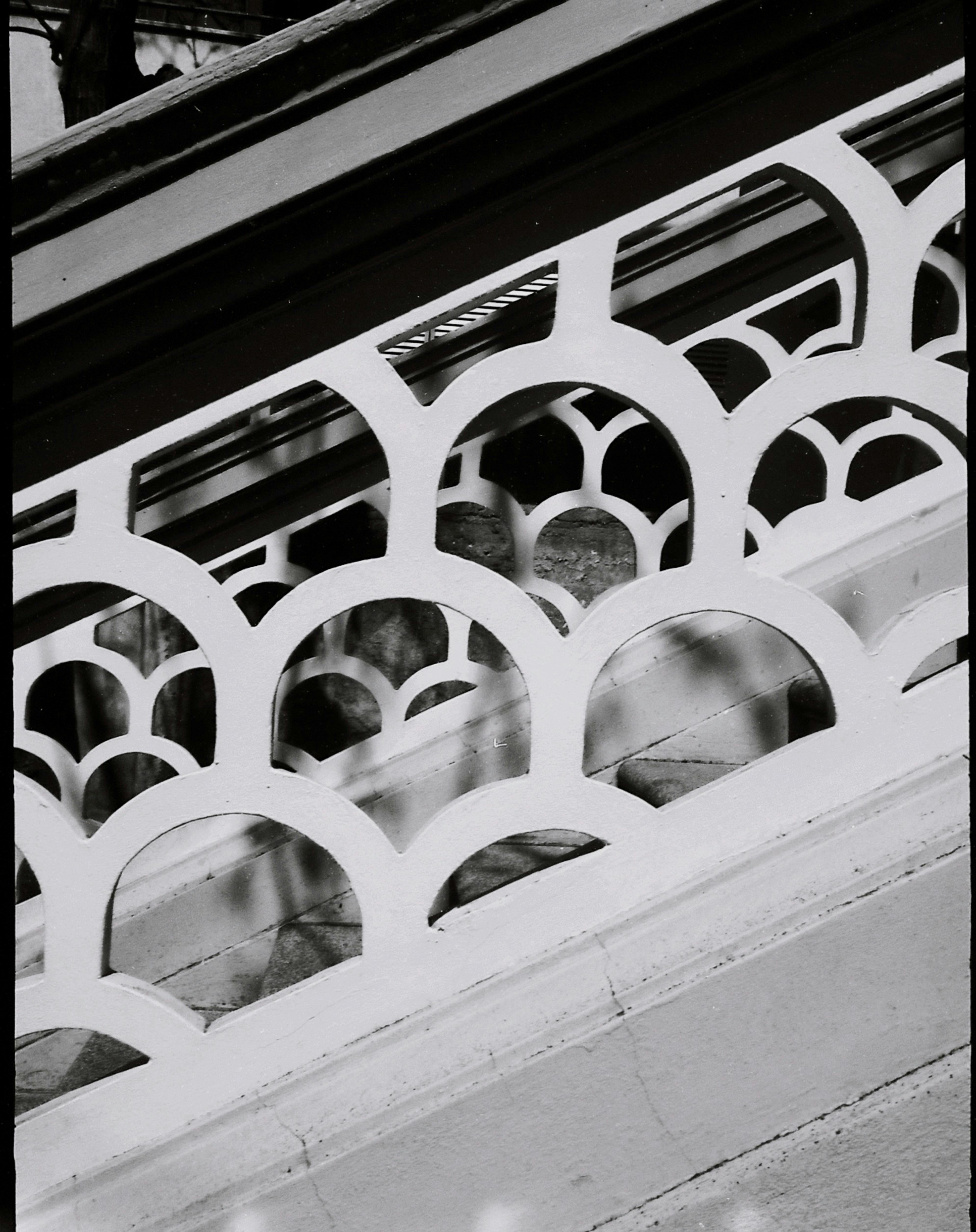 Pattern on Railing Bars · Free Stock Photo