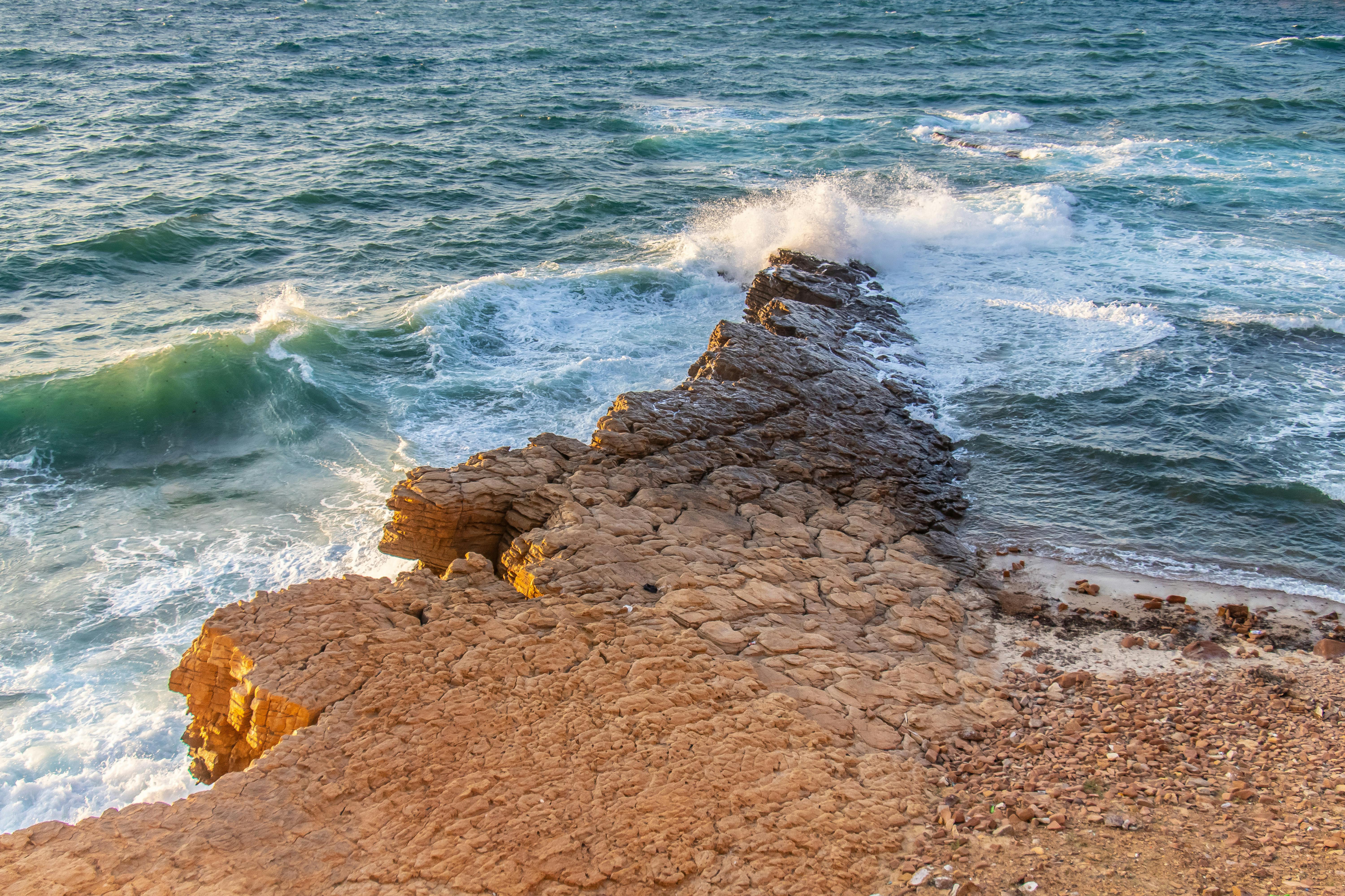 Wave Crushing on Sea Shore · Free Stock Photo