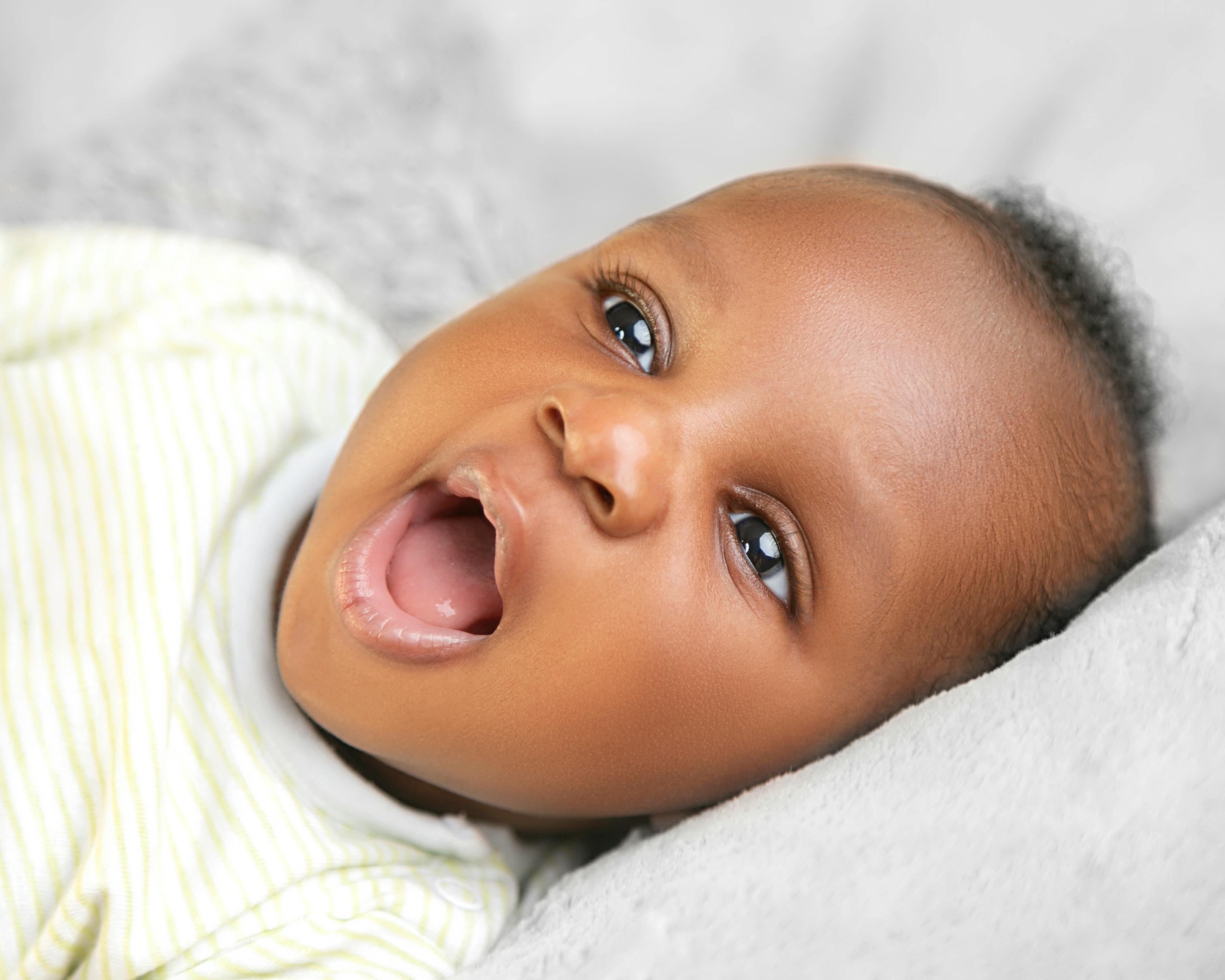 Baby with Mouth Open · Free Stock Photo