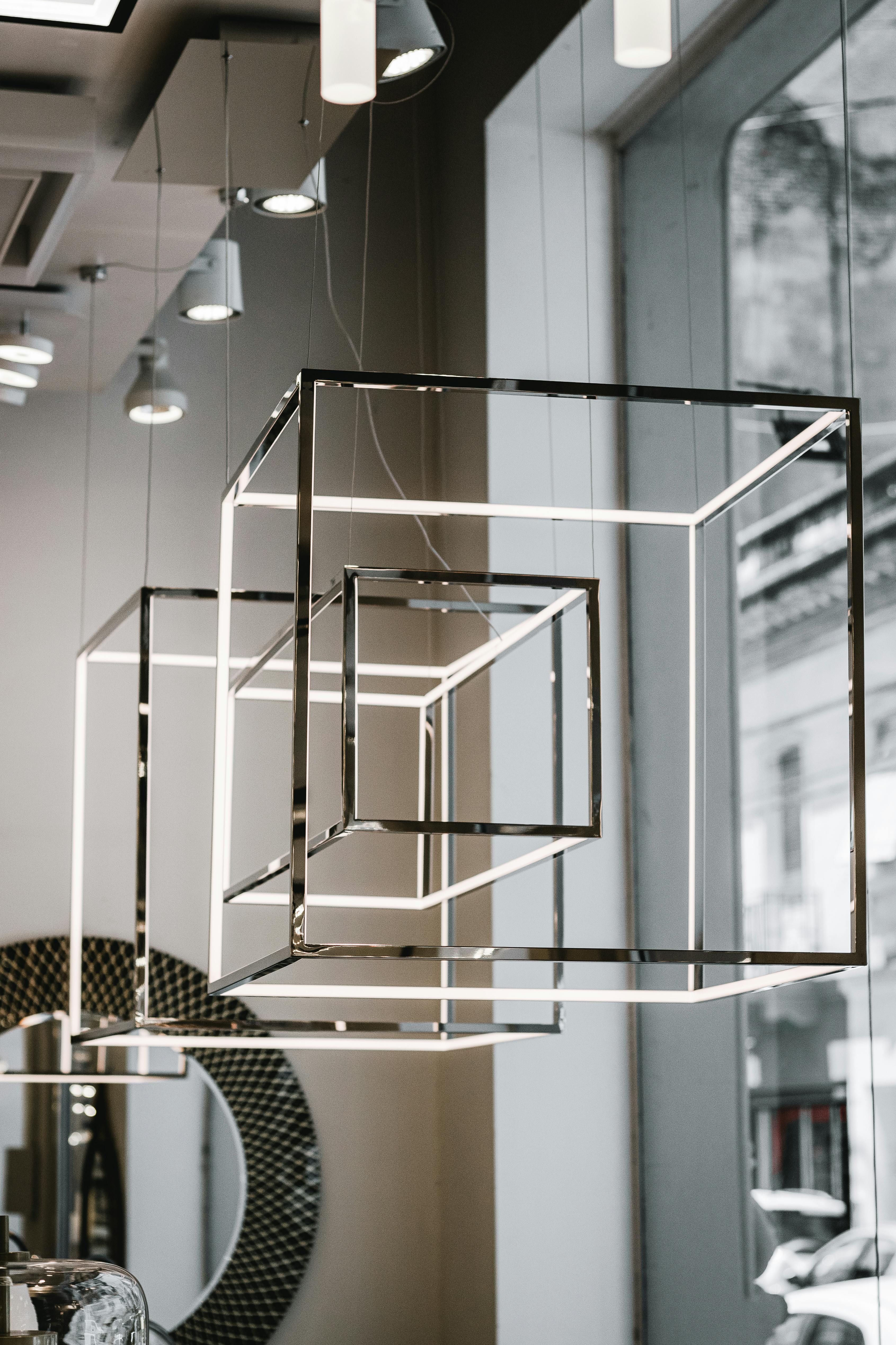 Modern Square Design in Room · Free Stock Photo