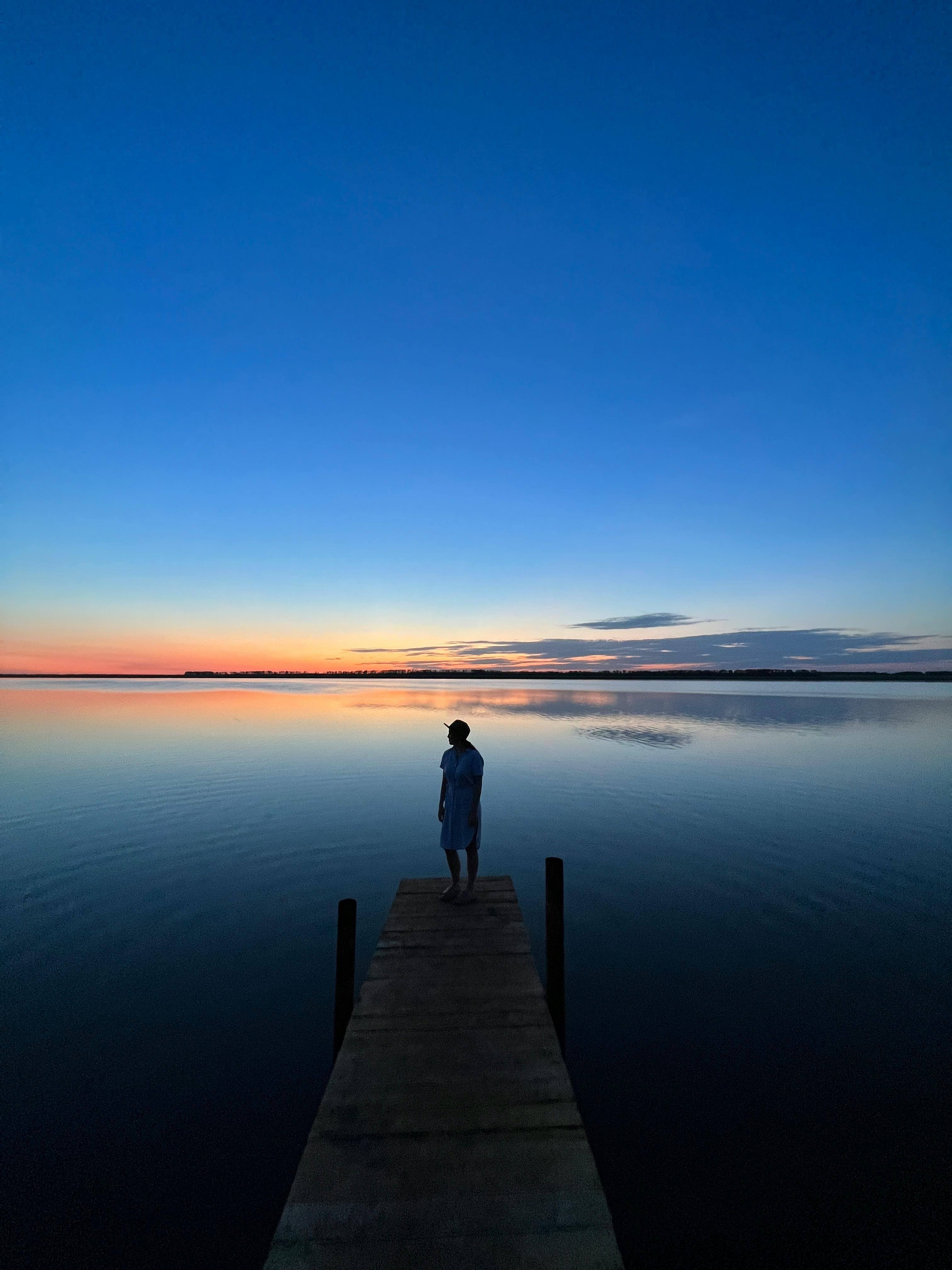 Woman Looking at Sunset · Free Stock Photo