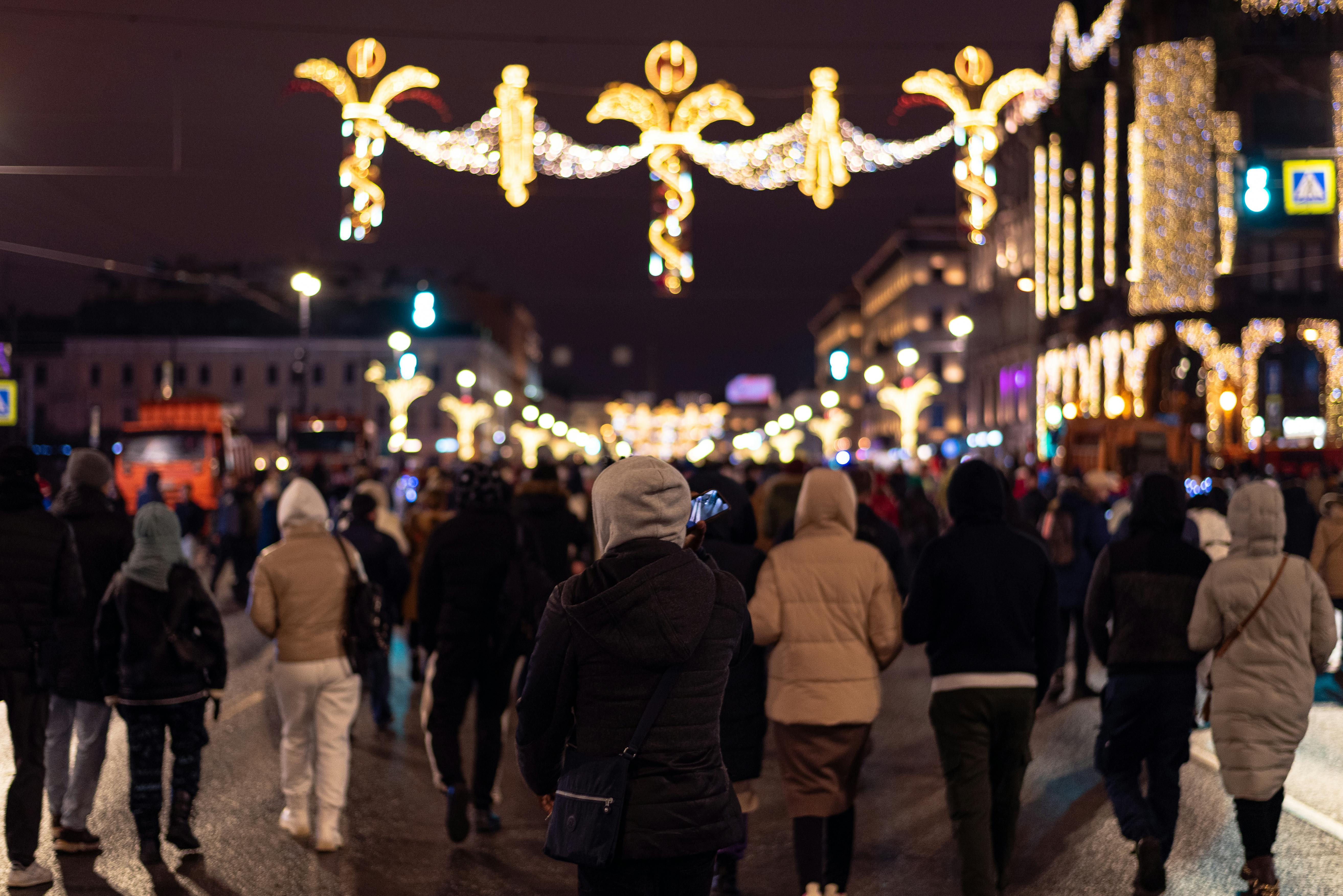 A Religious Procession at Night · Free Stock Photo