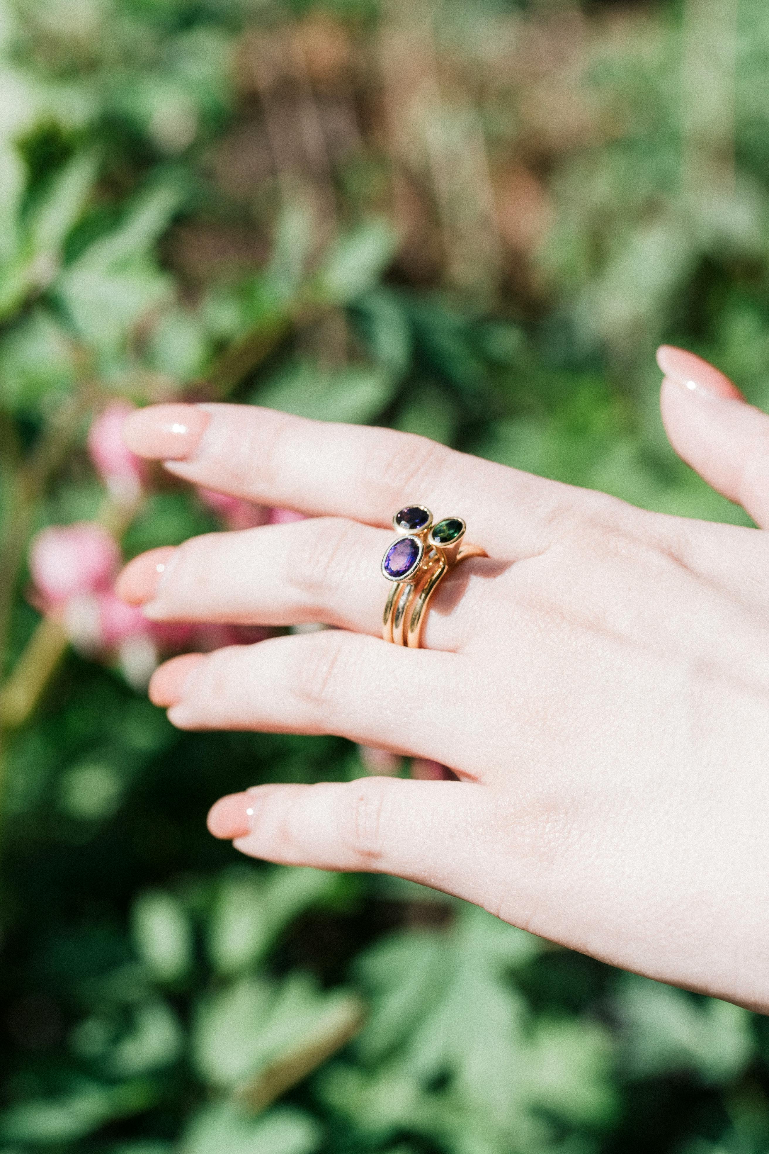 Woman Wearing Rings\ · Free Stock Photo