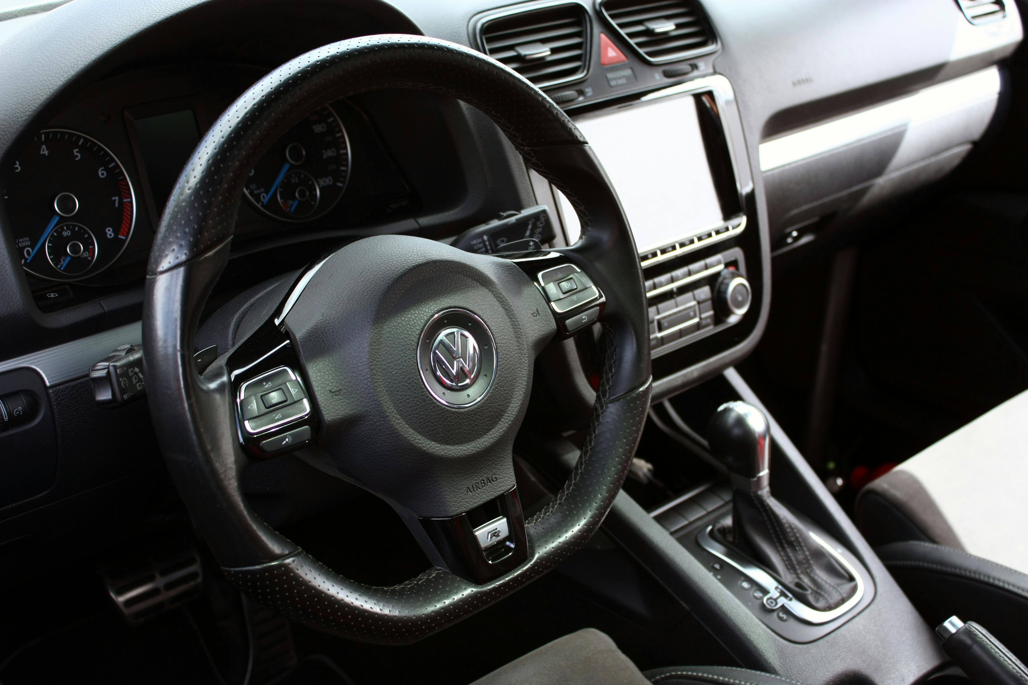 Interior of a Modern Volkswagen Car · Free Stock Photo