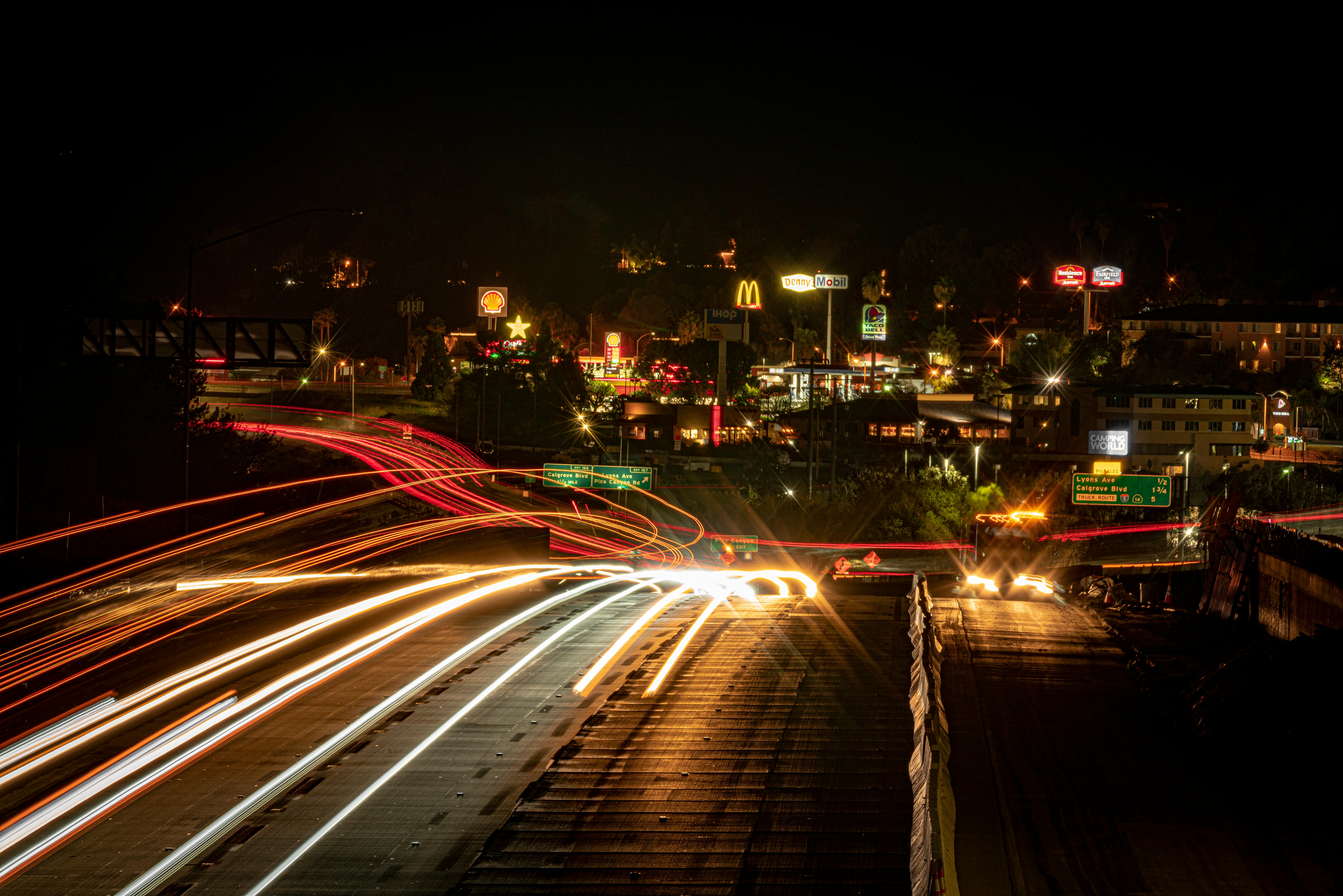Light Streak Photography of City Street · Free Stock Photo