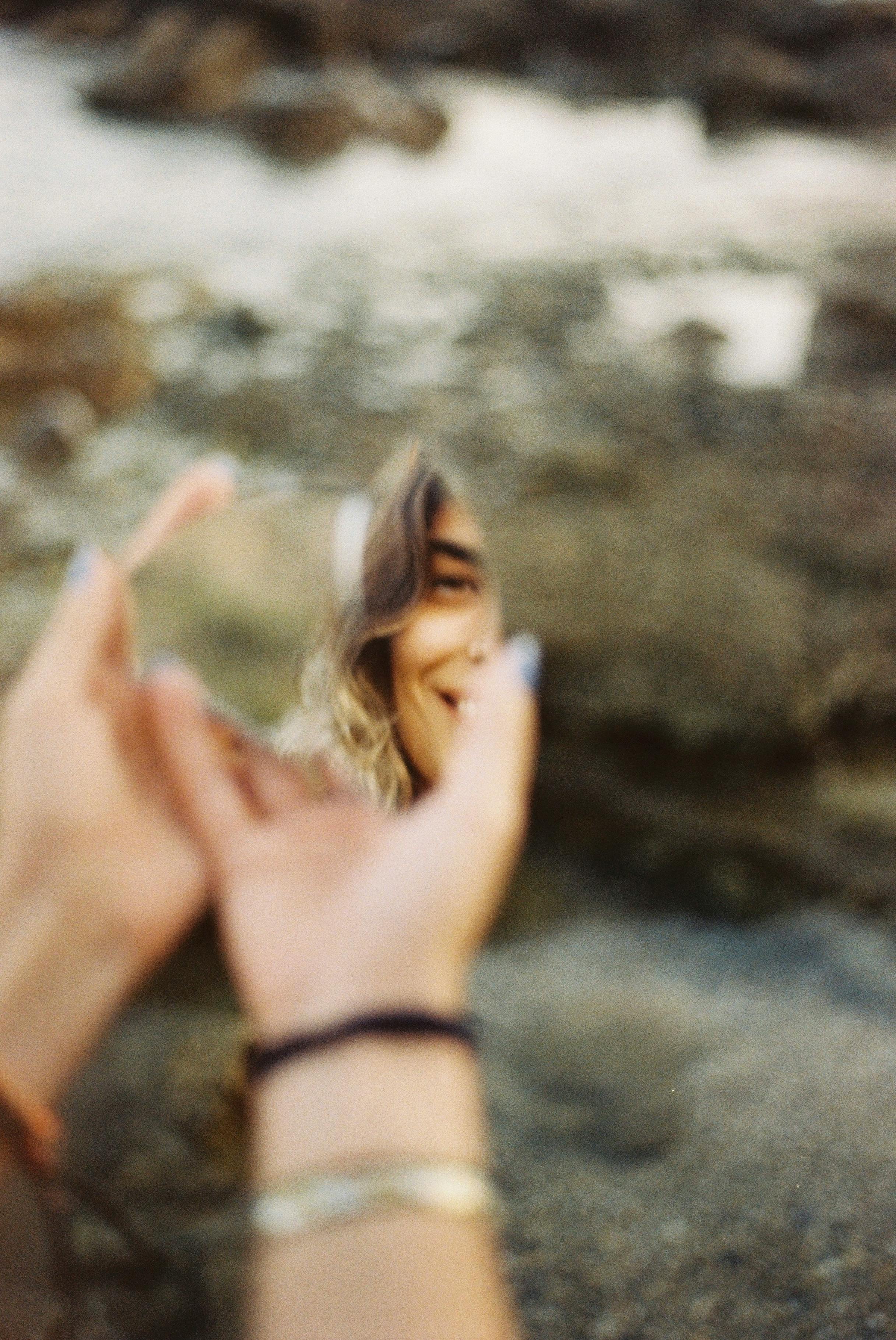 Woman Face Reflection in Mirror · Free Stock Photo