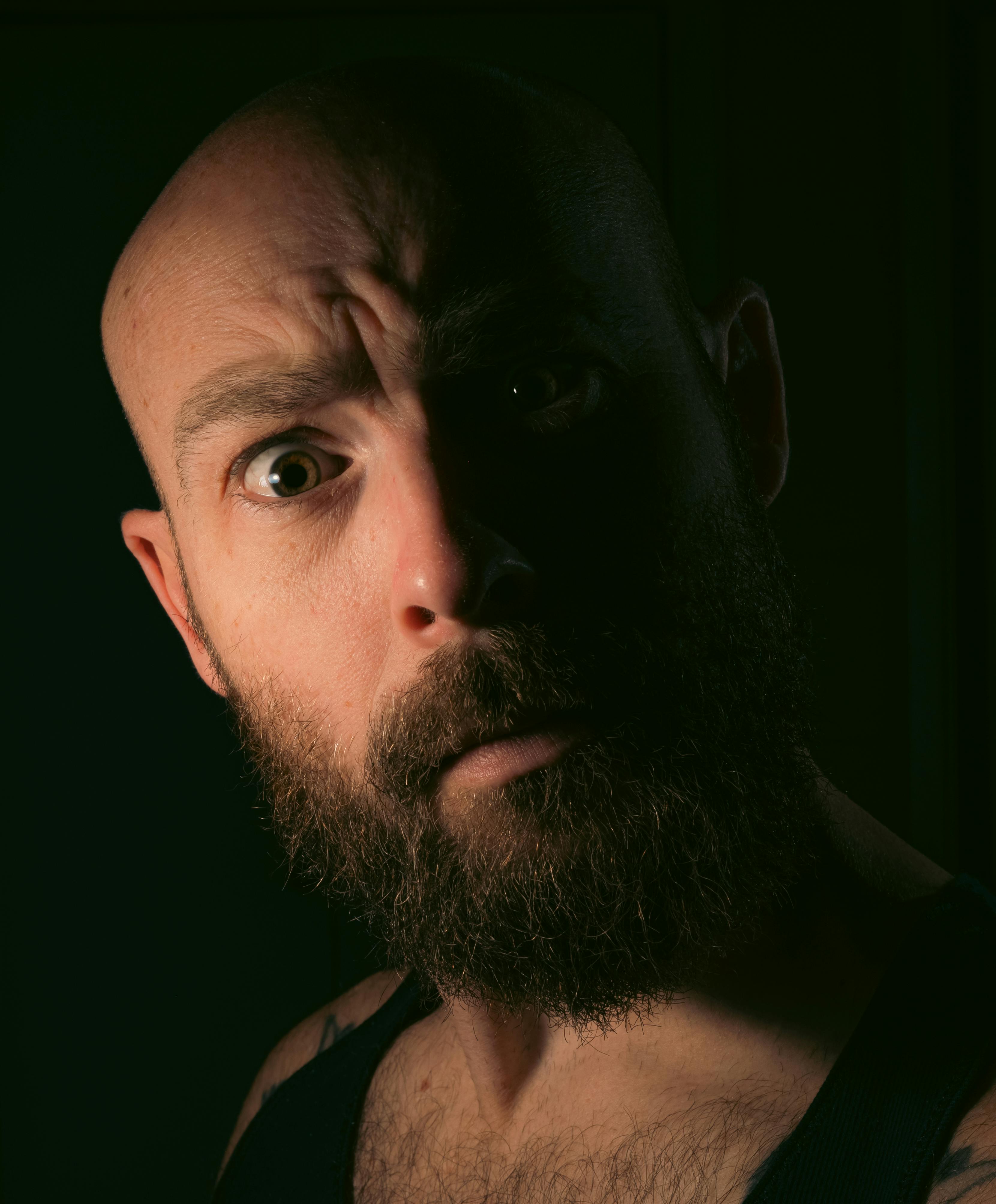 Portrait of Bald Man · Free Stock Photo