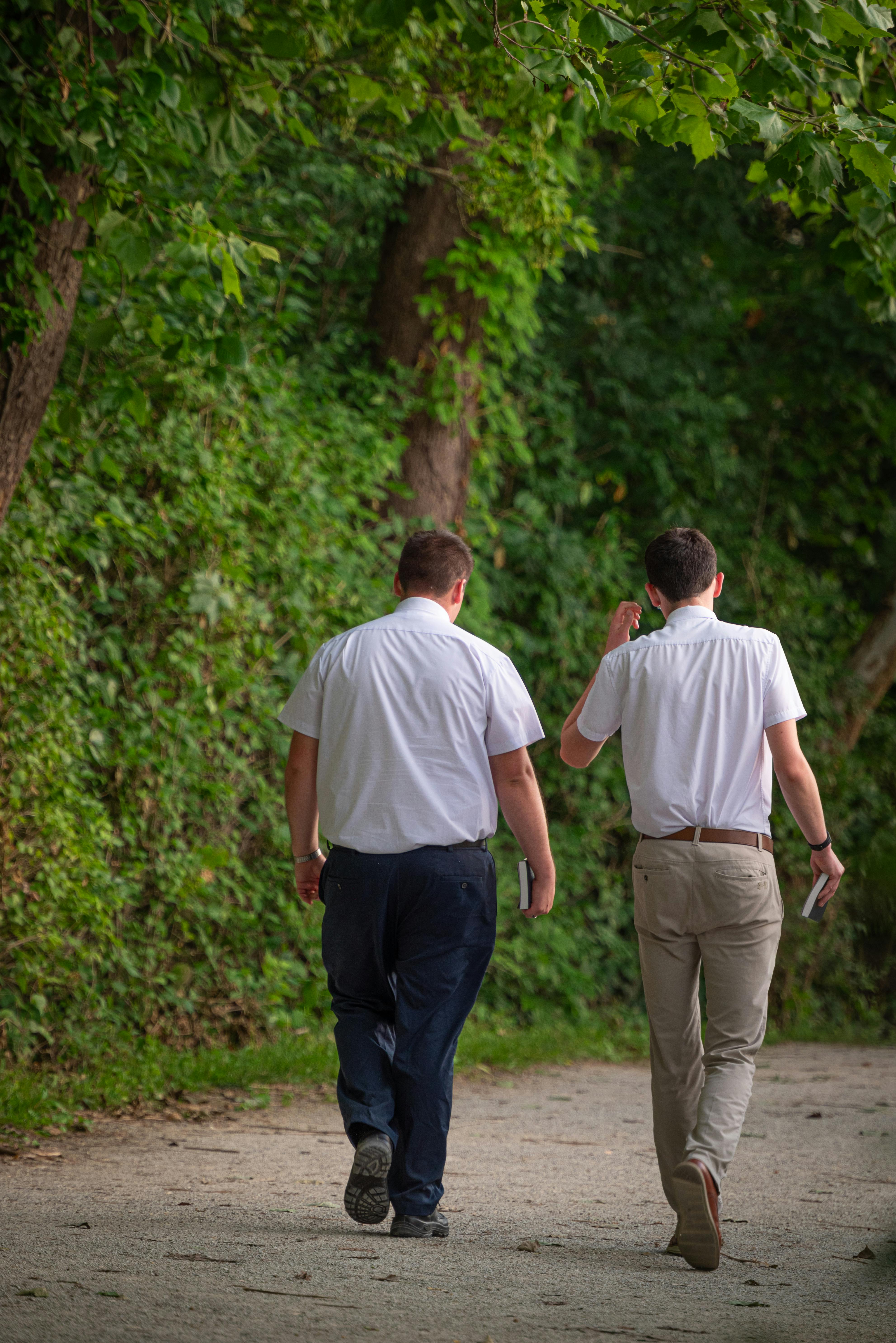 Two Man Walking · Free Stock Photo