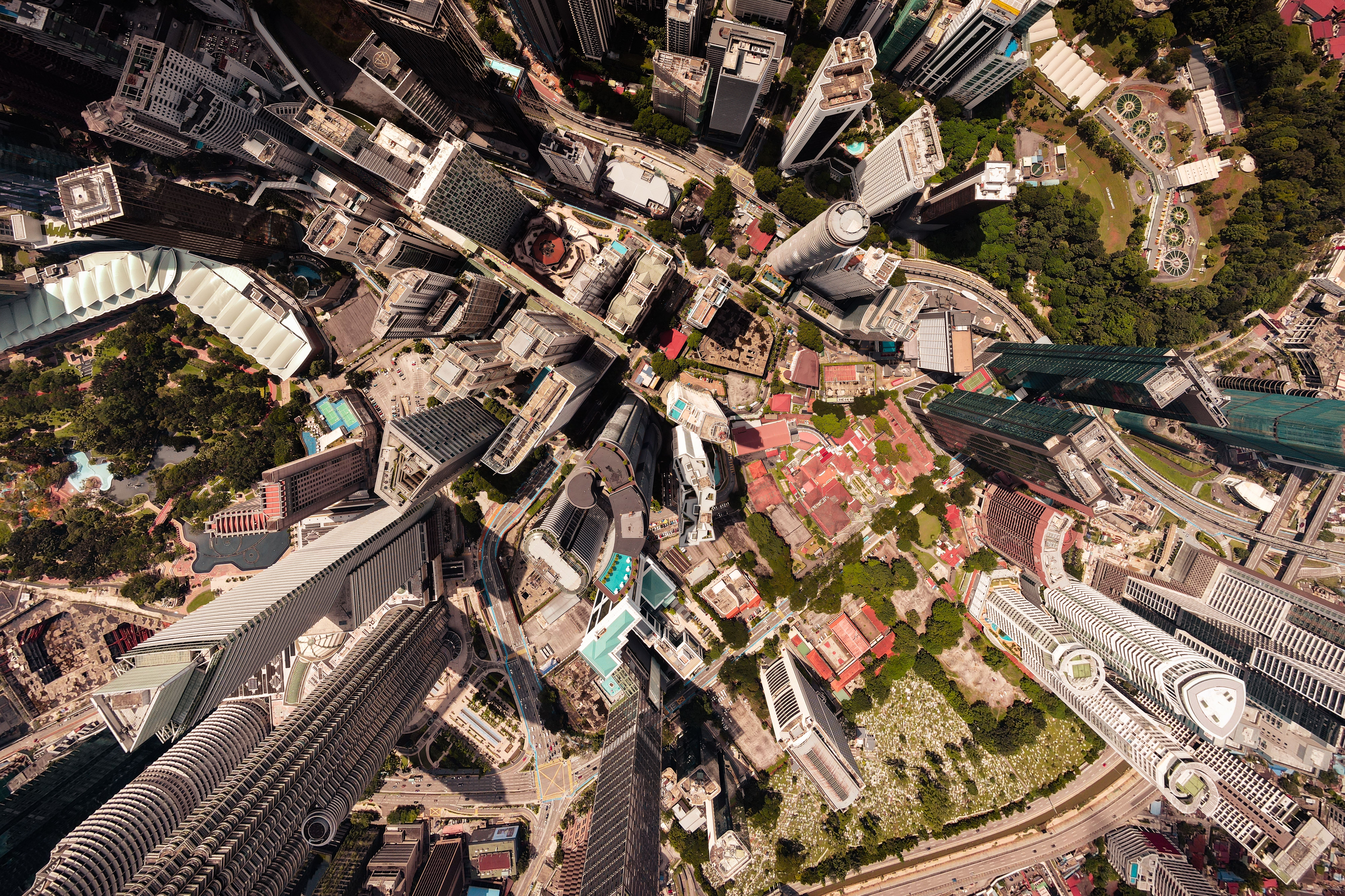 Bird's Eye View Of City During Daytime · Free Stock Photo