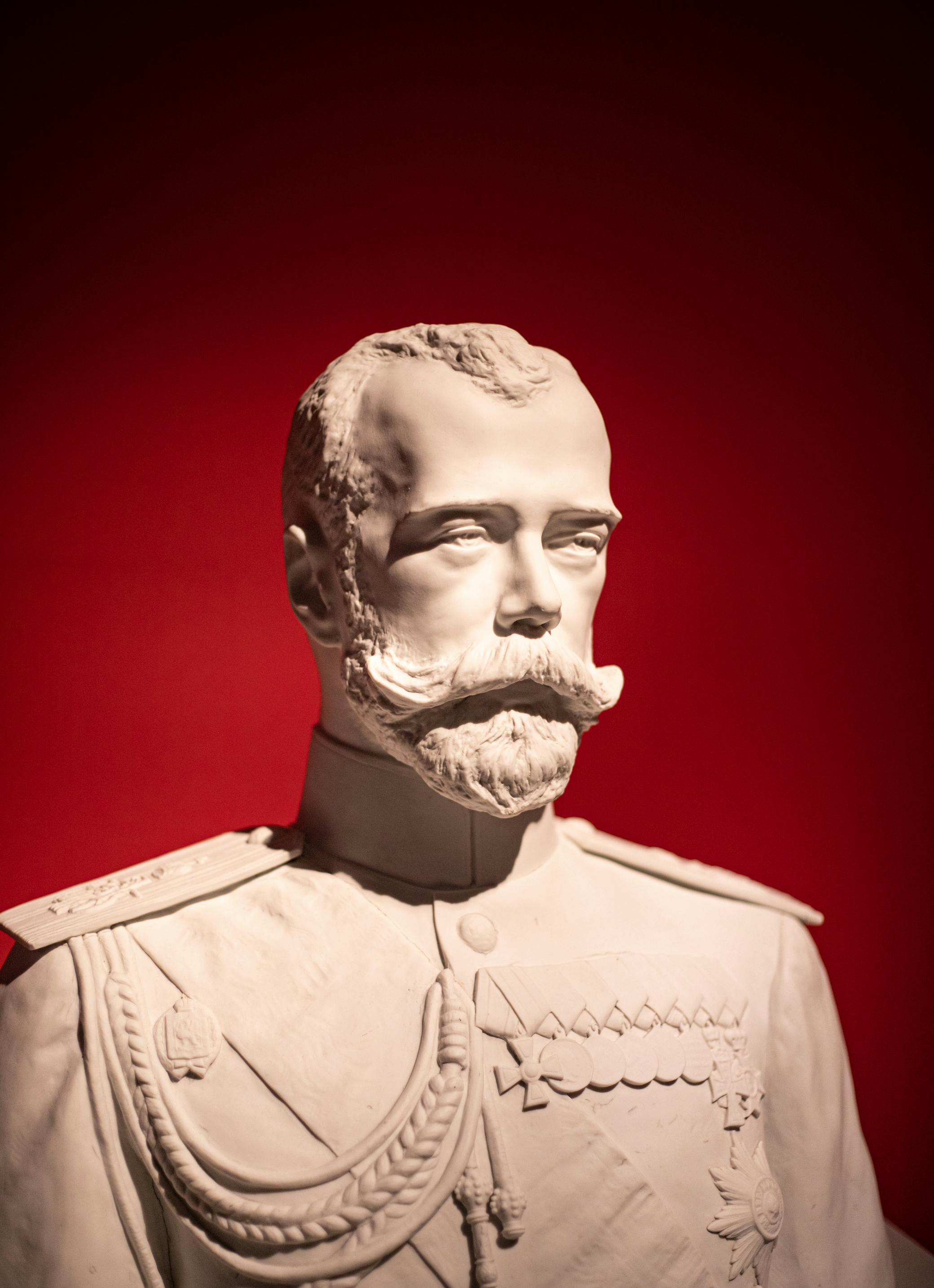 Marble Statue of Nicholas II · Free Stock Photo