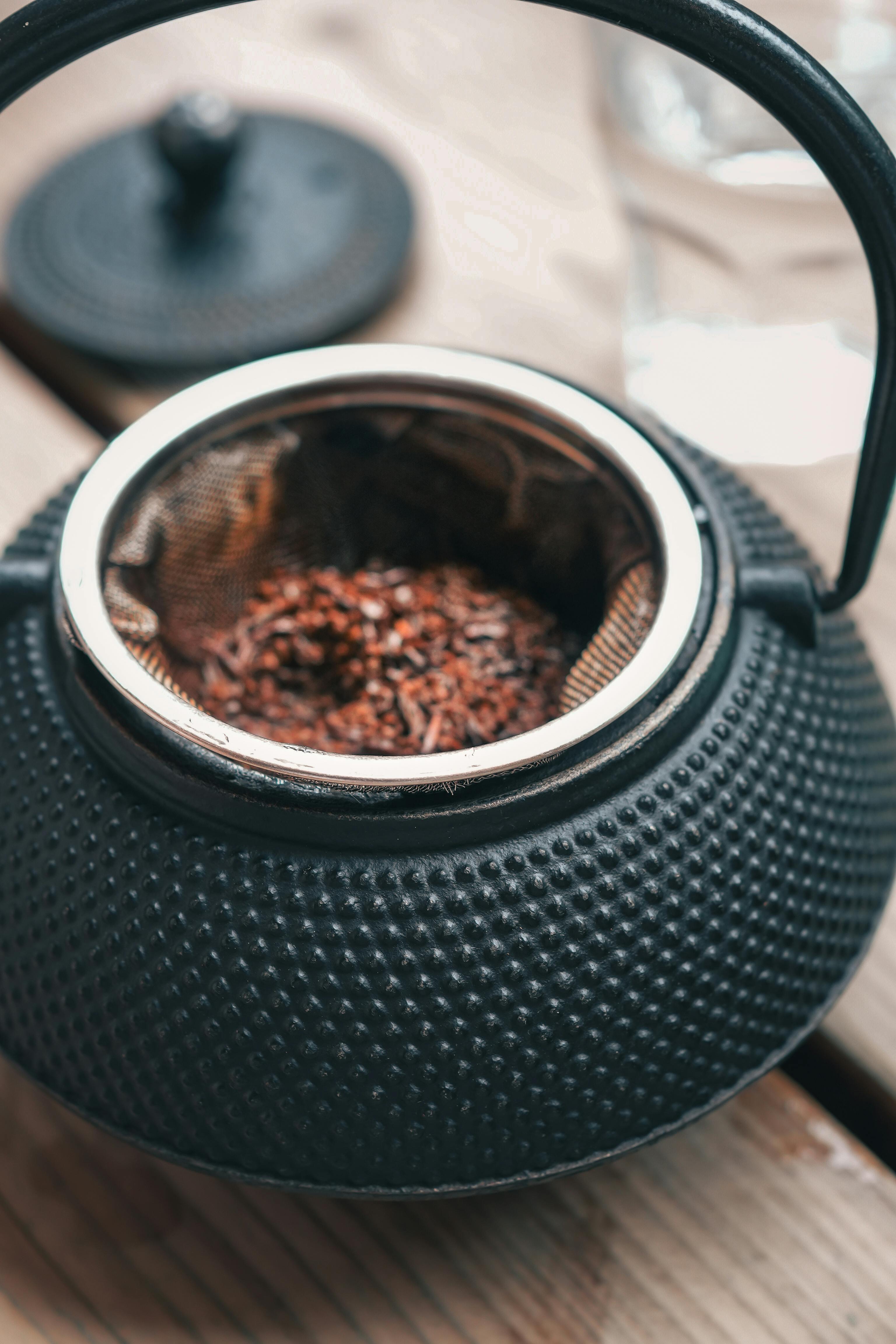 Open, Black Teapot · Free Stock Photo